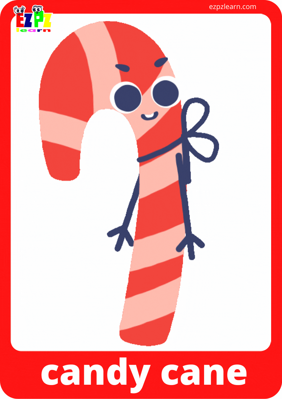Christmas Animated Flashcards Use Online Includes the vocabulary words ...
