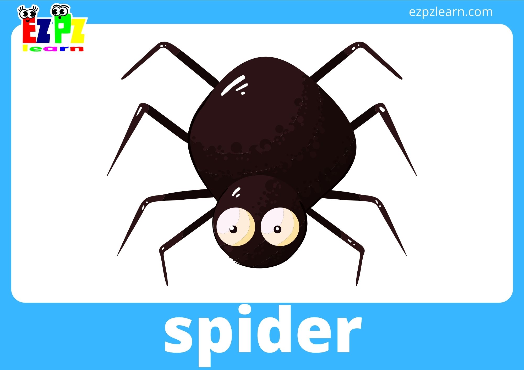 Halloween Flashcards With Words ONLINE - Ezpzlearn.com