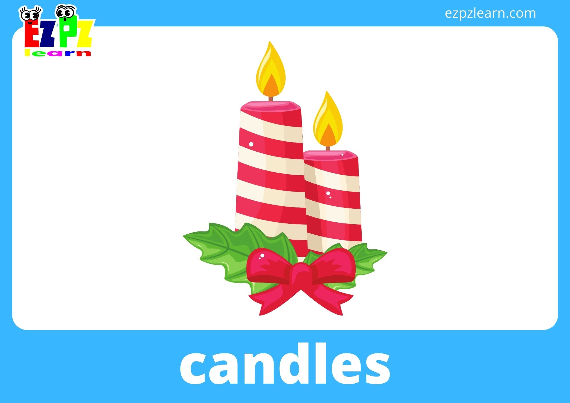 Christmas Flashcards With Words View Online or Free PDF Download ...