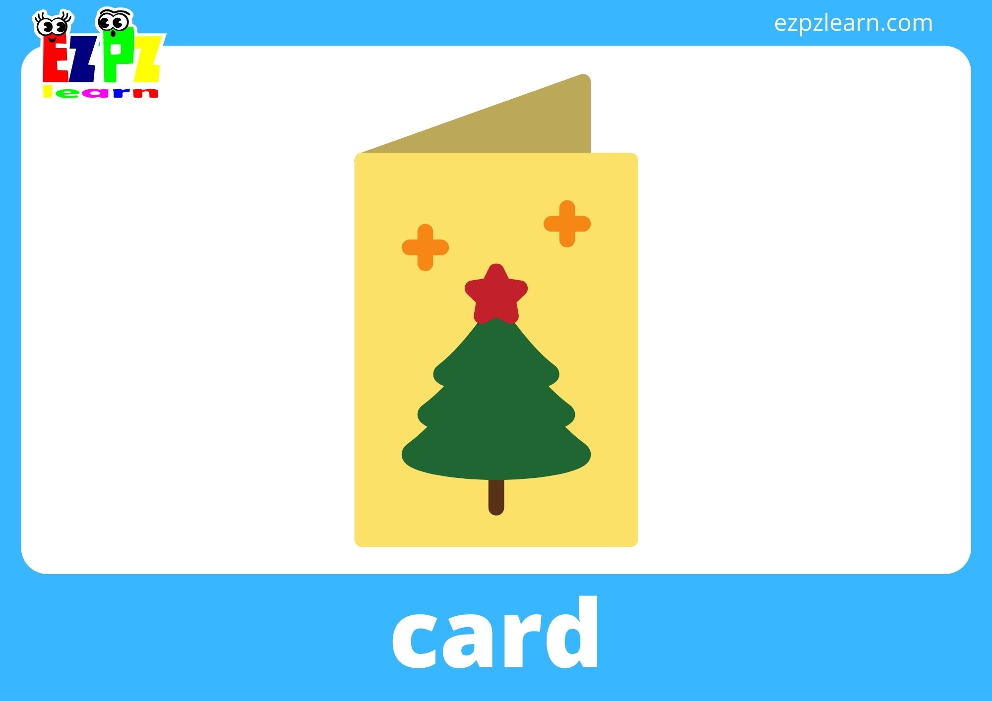 Christmas Flashcards With Words View Online or Free PDF Download ...