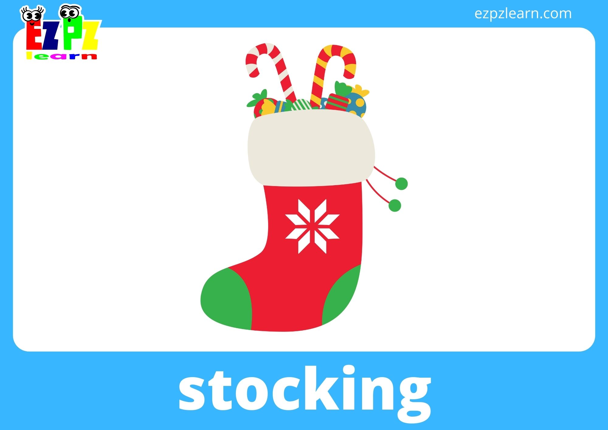 Christmas Flashcards With Words View Online or Free PDF Download ...