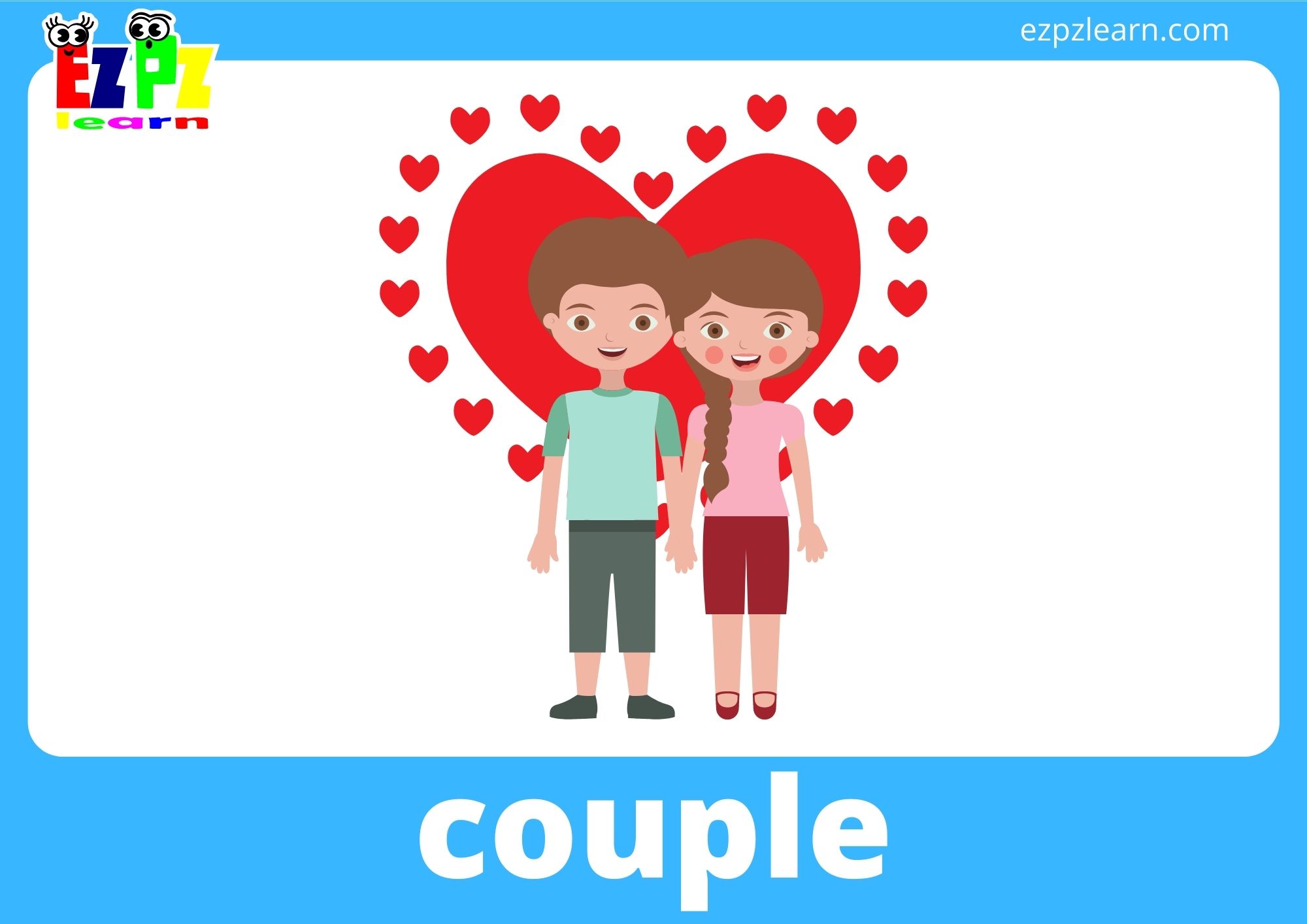 Valentine's Day Flashcard Words View Online or Free PDF Download ...