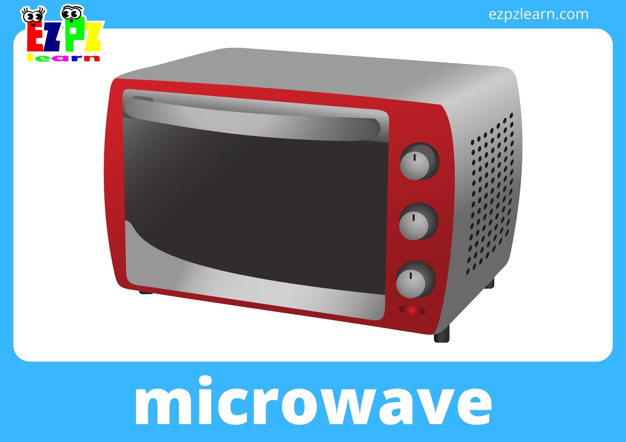 Kitchen Flashcards With Words Set1 ONLINE - Ezpzlearn.com