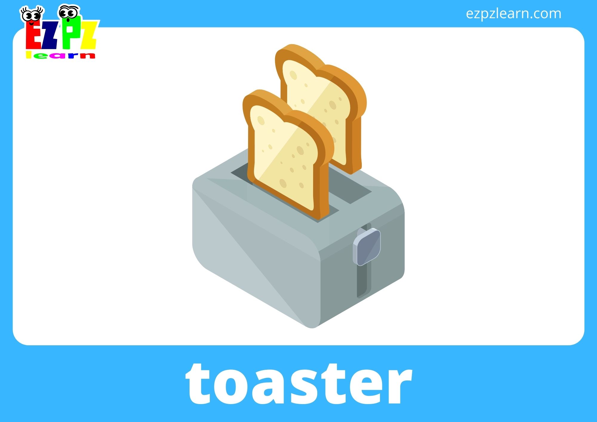 Kitchen Flashcards With Words Set1 ONLINE - Ezpzlearn.com