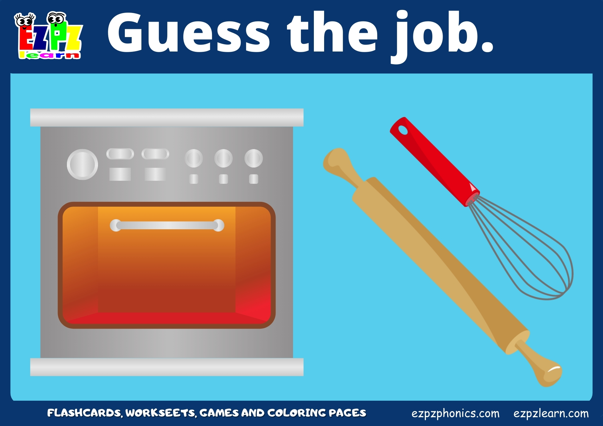 Jobs and Careers Guessing Game - Ezpzlearn.com