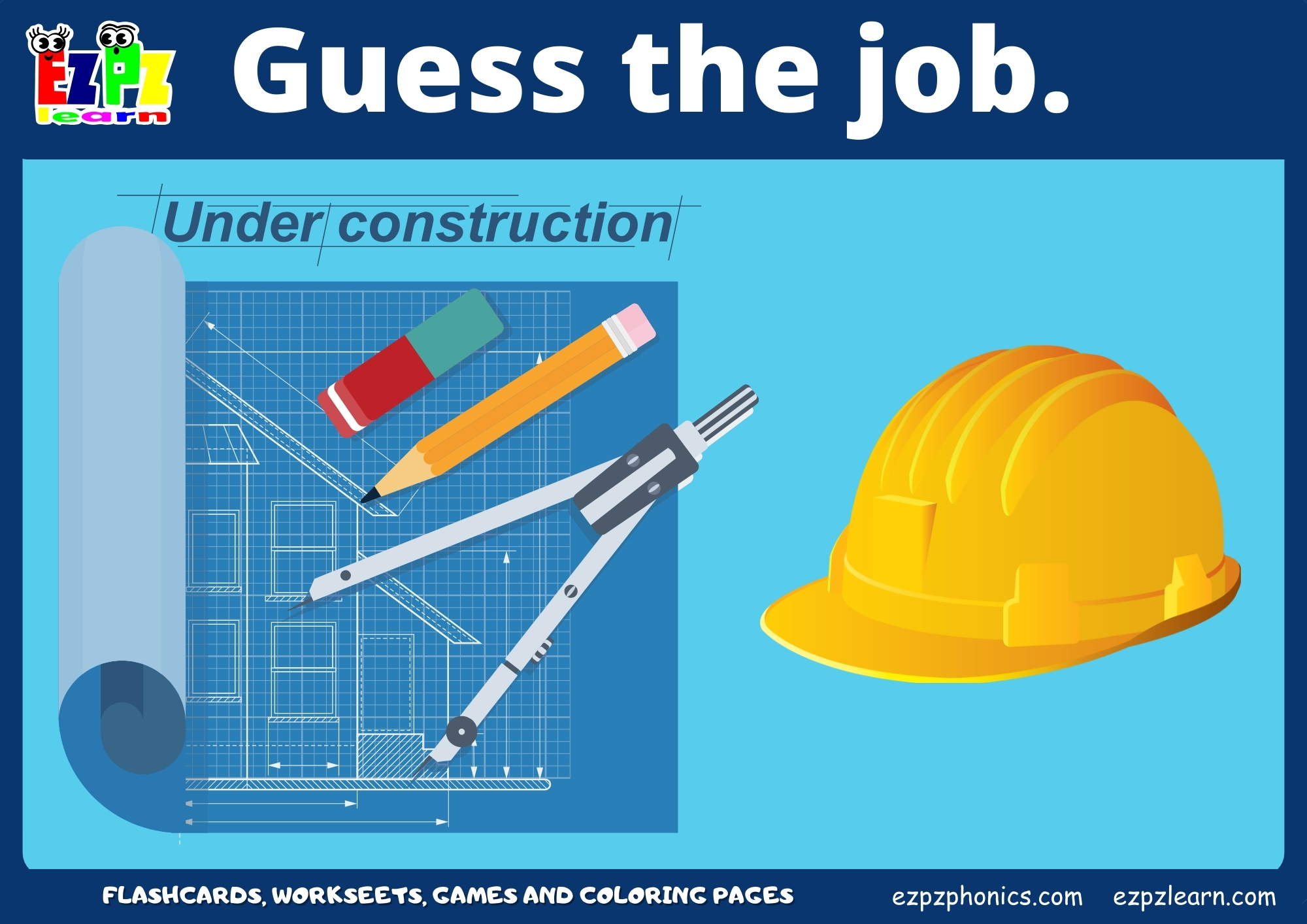 Jobs and Careers Guessing Game - Ezpzlearn.com