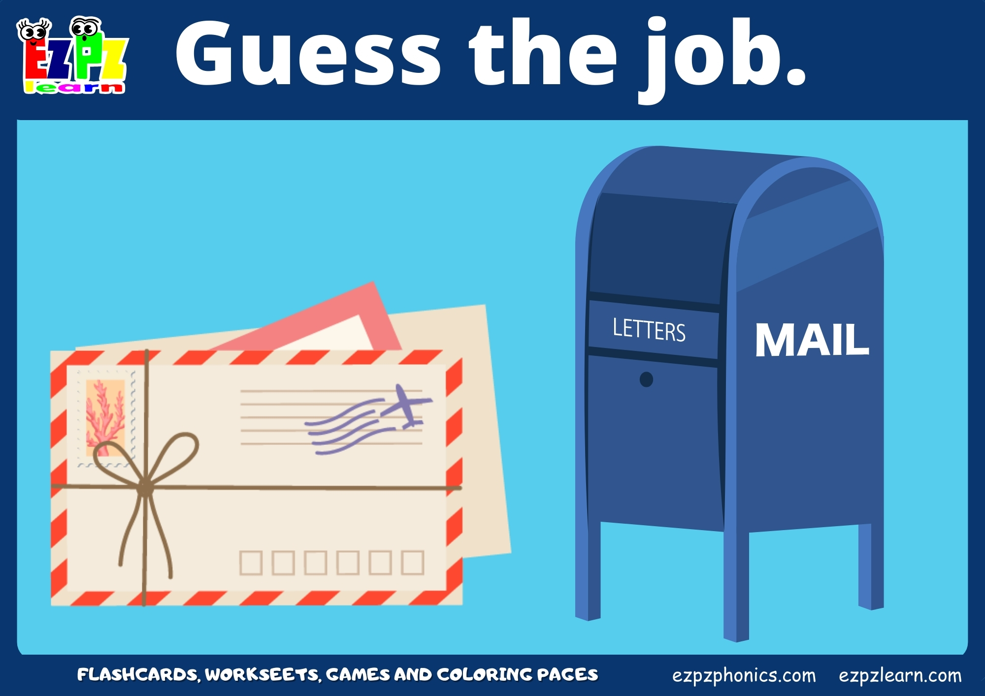 Jobs and Careers Guessing Game - Ezpzlearn.com