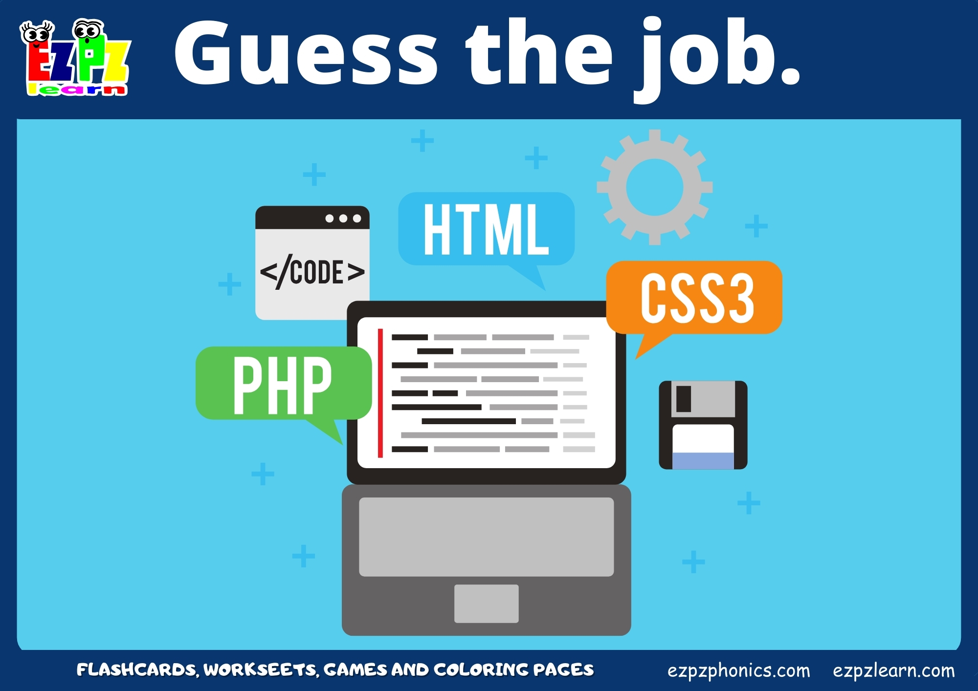 Jobs and Careers Guessing Game - Ezpzlearn.com