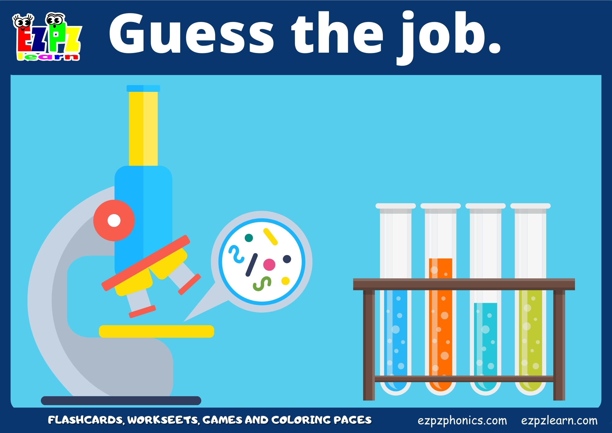 Jobs and Careers Guessing Game - Ezpzlearn.com