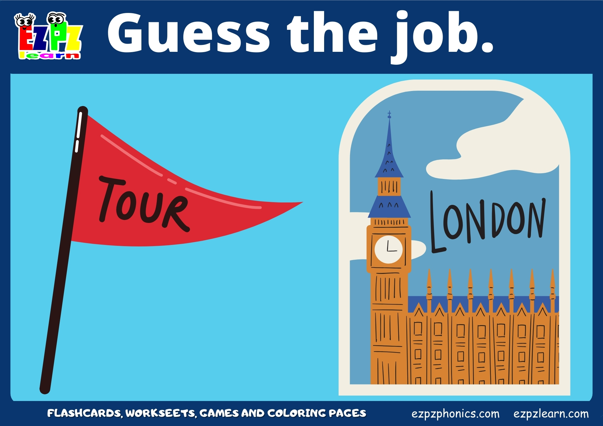 Jobs and Careers Guessing Game - Ezpzlearn.com