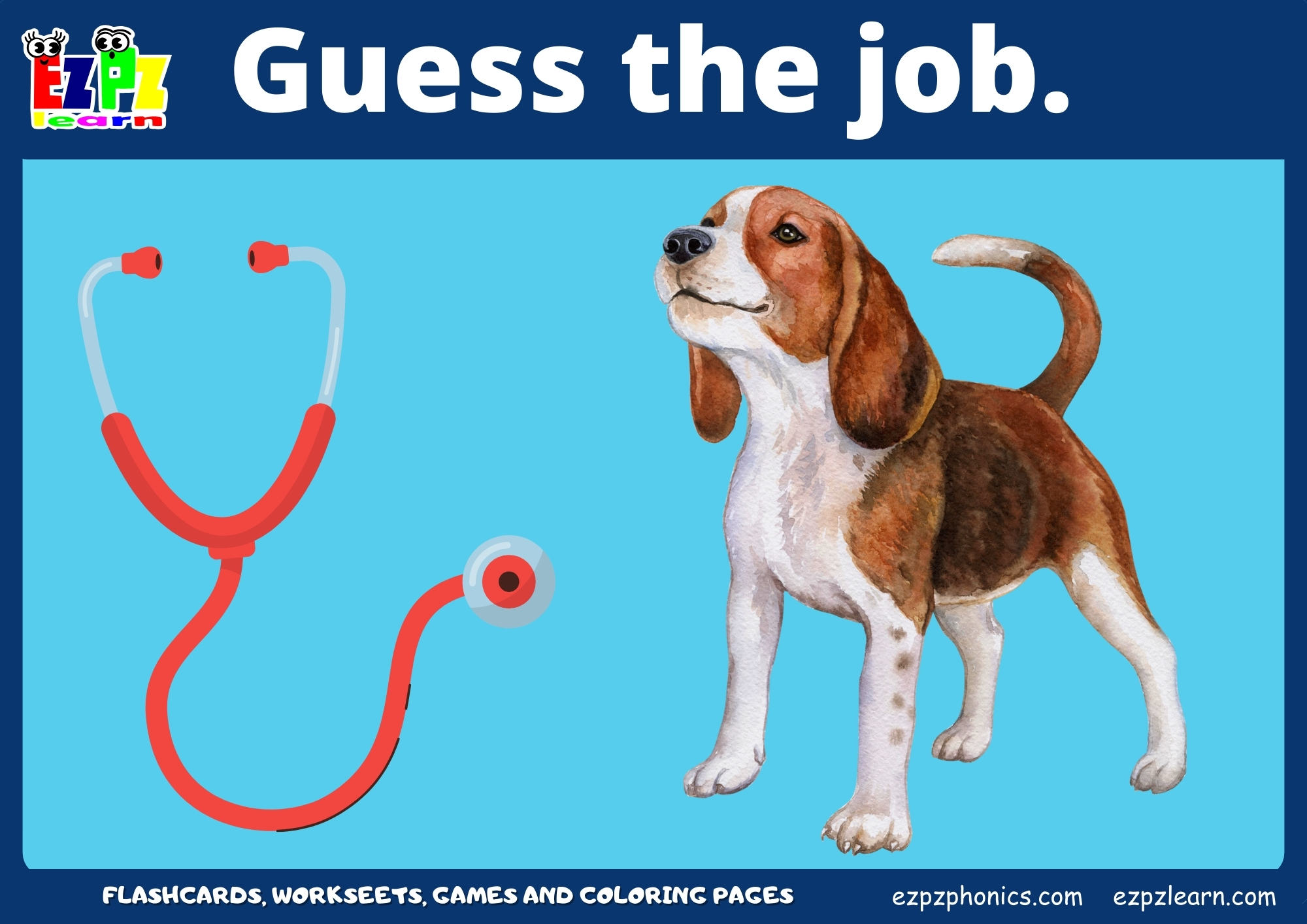 Jobs and Careers Guessing Game - Ezpzlearn.com