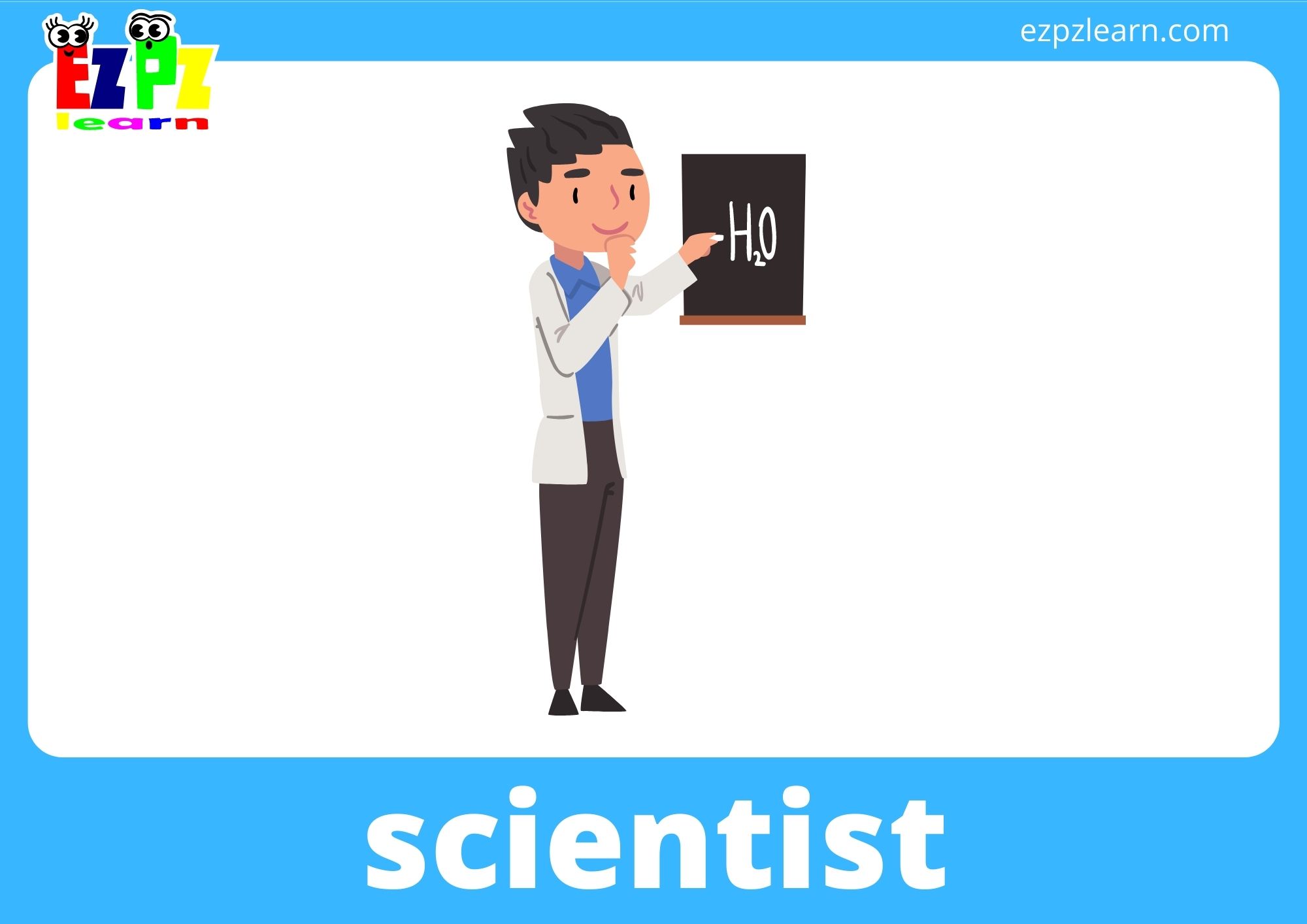 Jobs Flashcards With Words View Online or Free PDF Download - Ezpzlearn.com