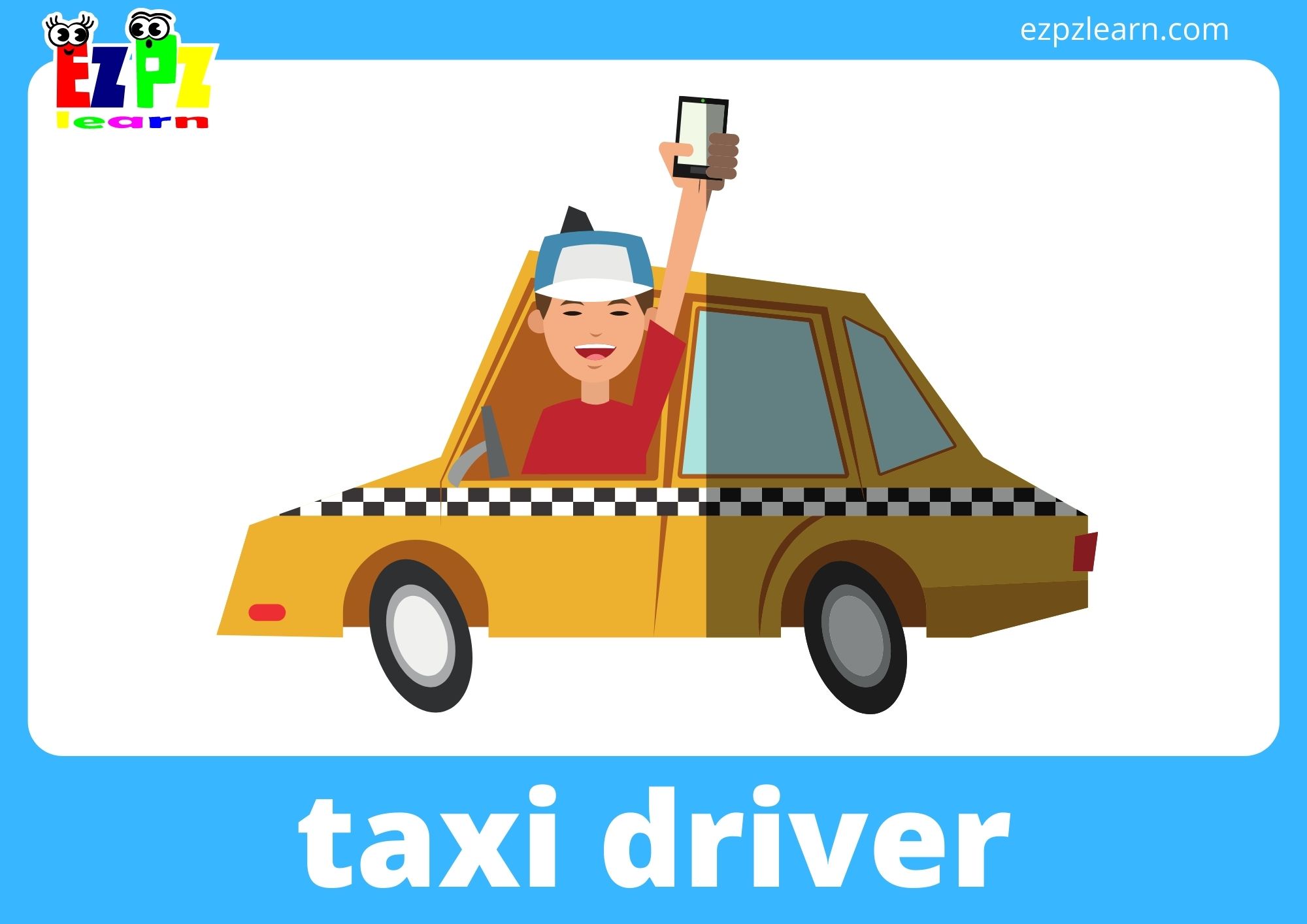 Jobs Flashcards With Words View Online or Free PDF Download - Ezpzlearn.com