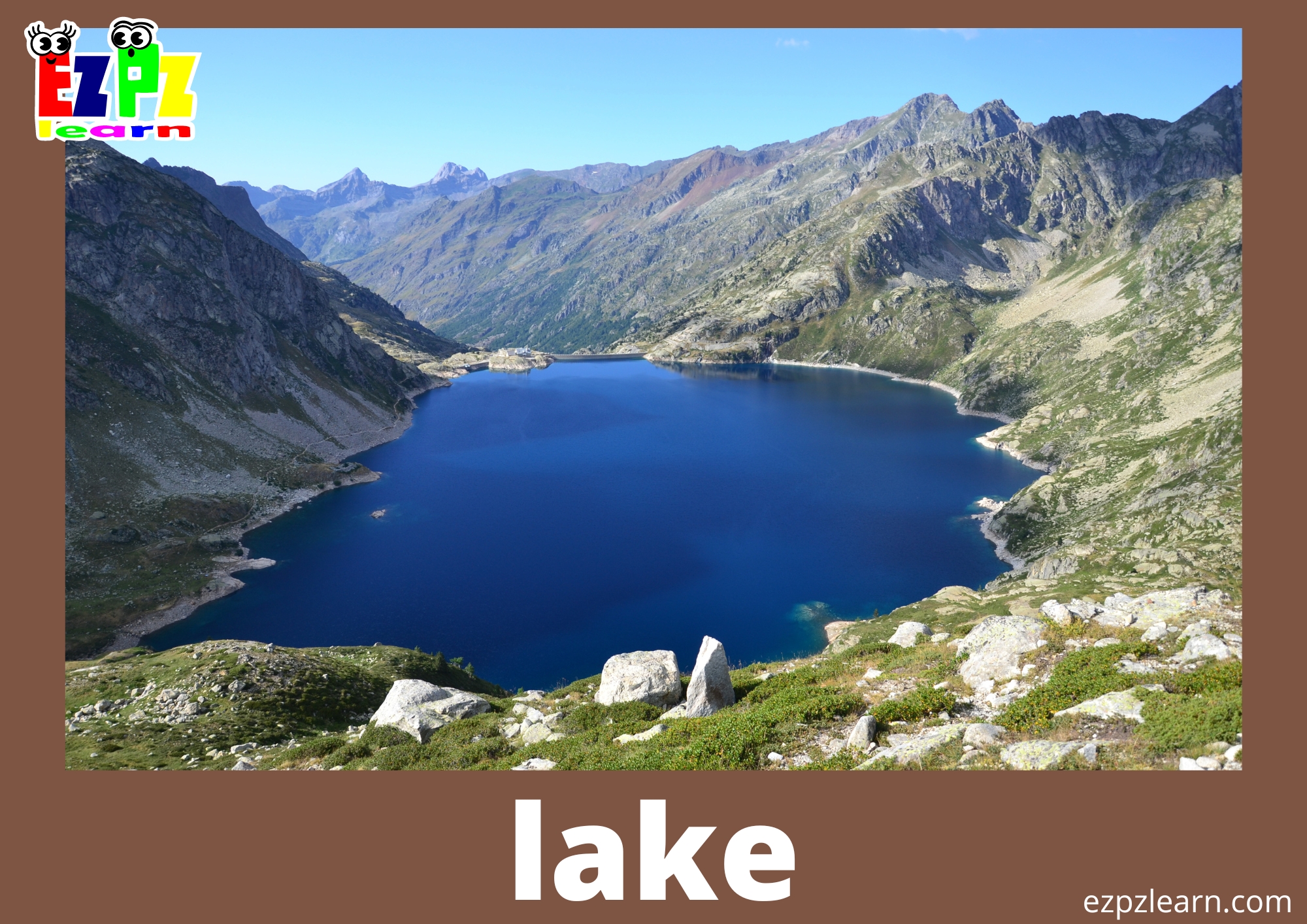 Land and Water Forms Photo Flashcards - Ezpzlearn.com