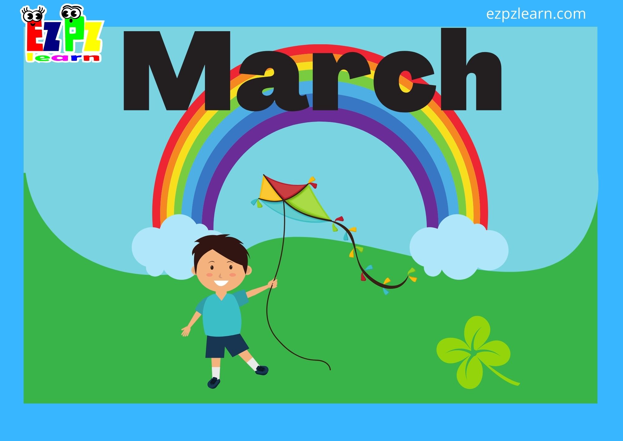 Months Flashcards - Ezpzlearn.com