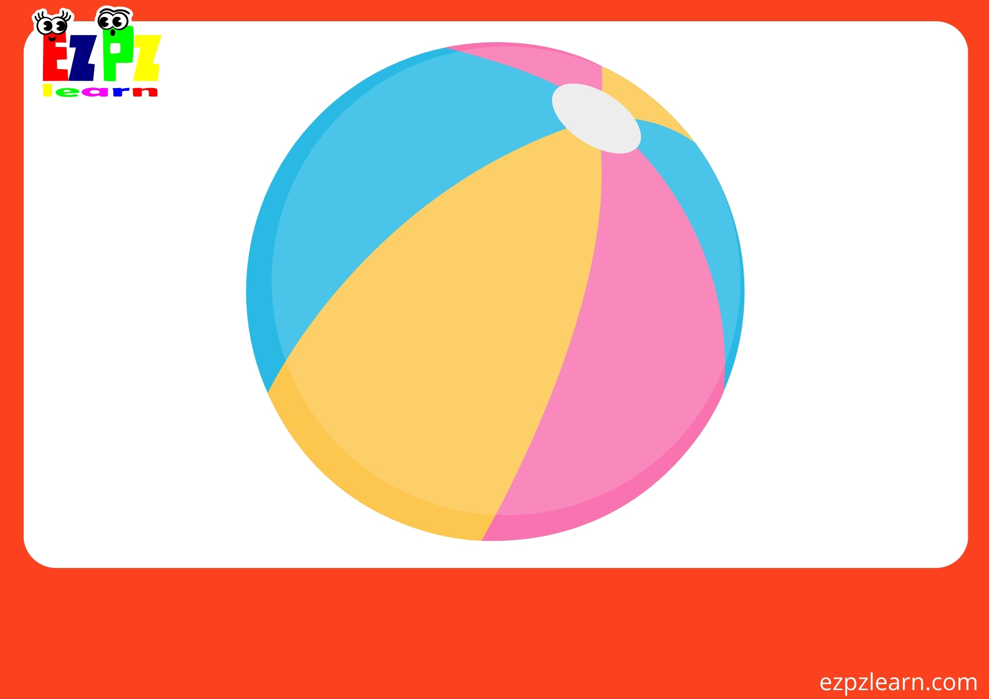 Summer and Beach Flashcards Without Words - Ezpzlearn.com