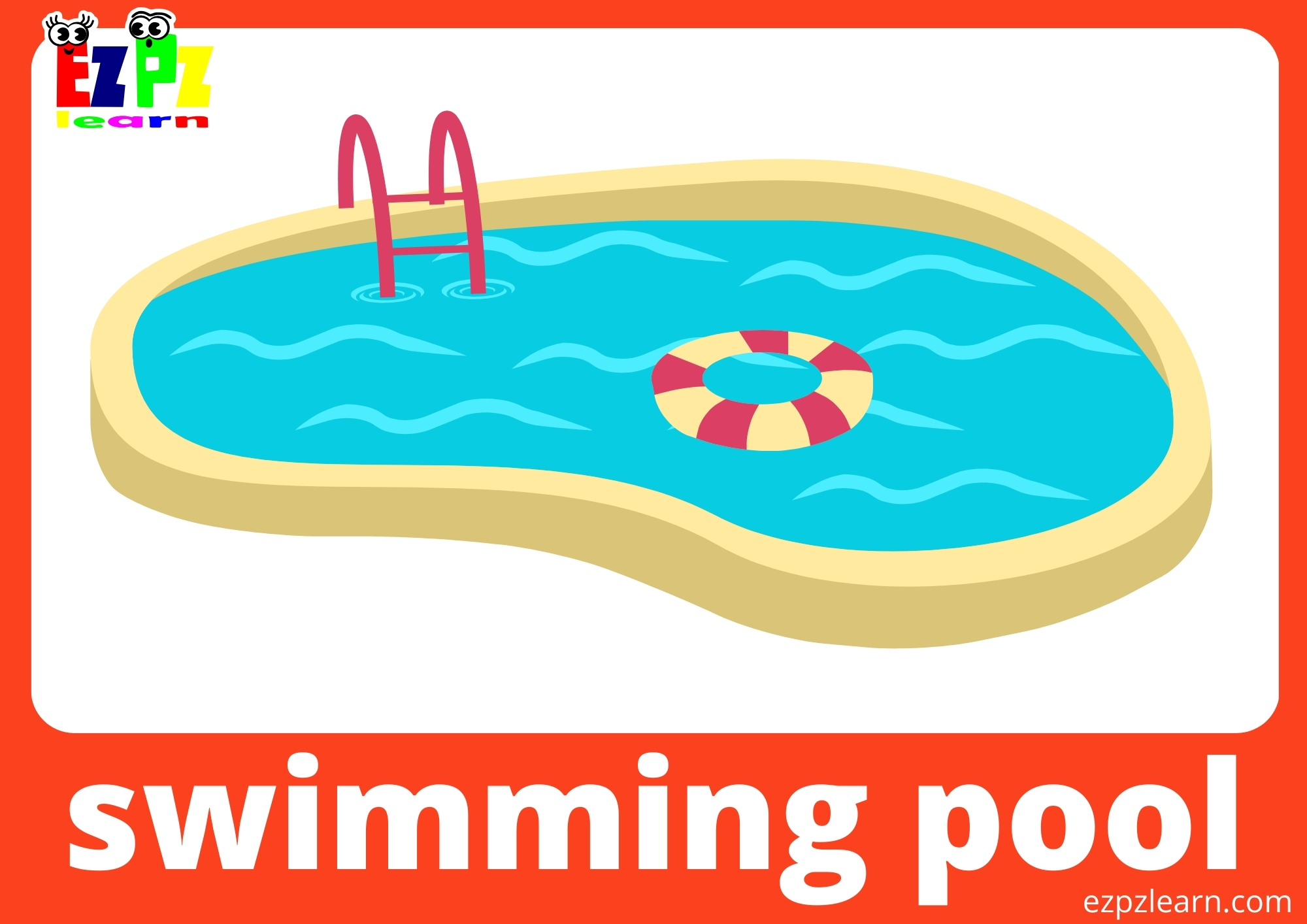 Summer and Beach Flashcards. Free PDF Download - Ezpzlearn.com