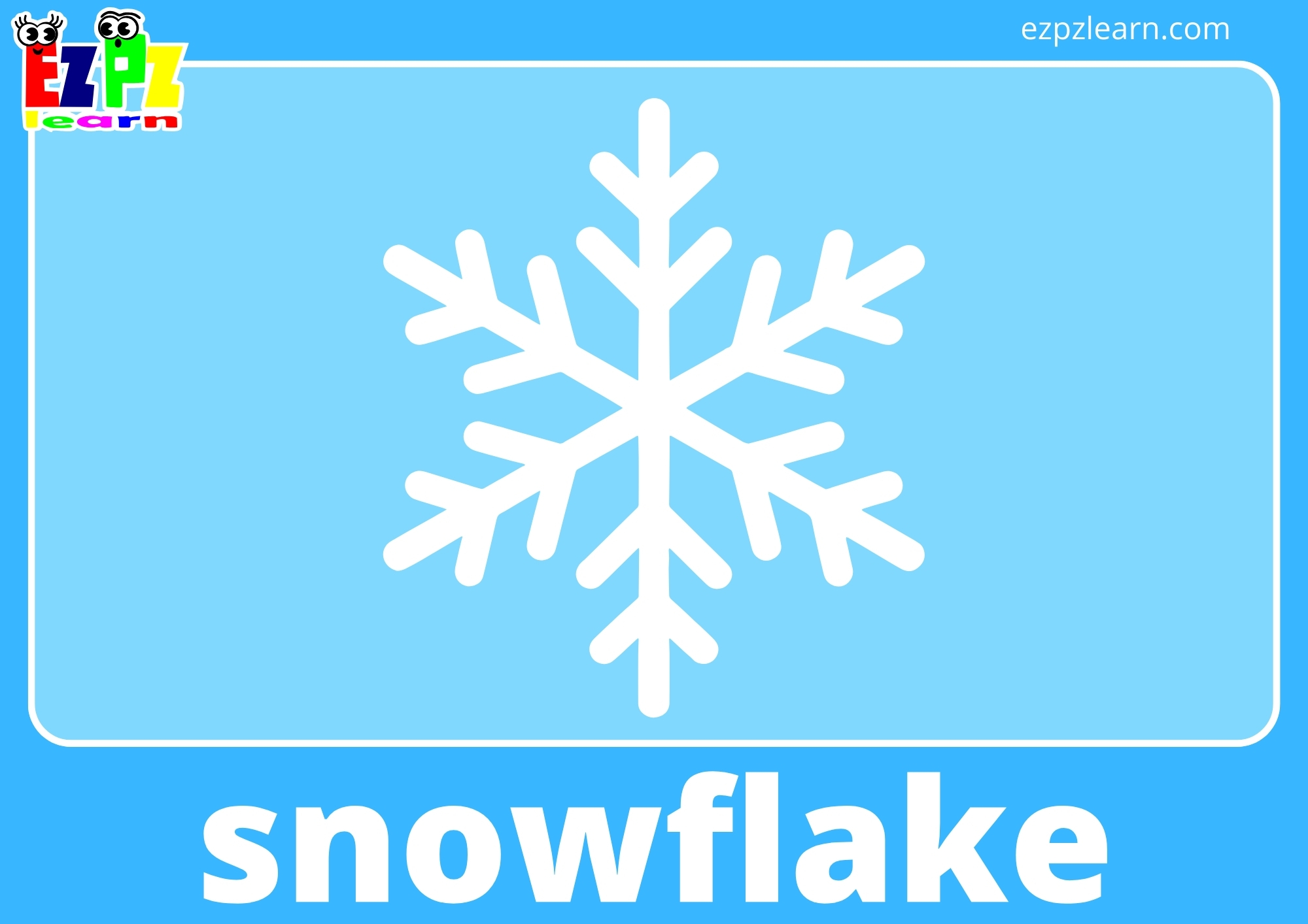 Winter Vocabulary Flashcards for Kindergarten and English Language ...