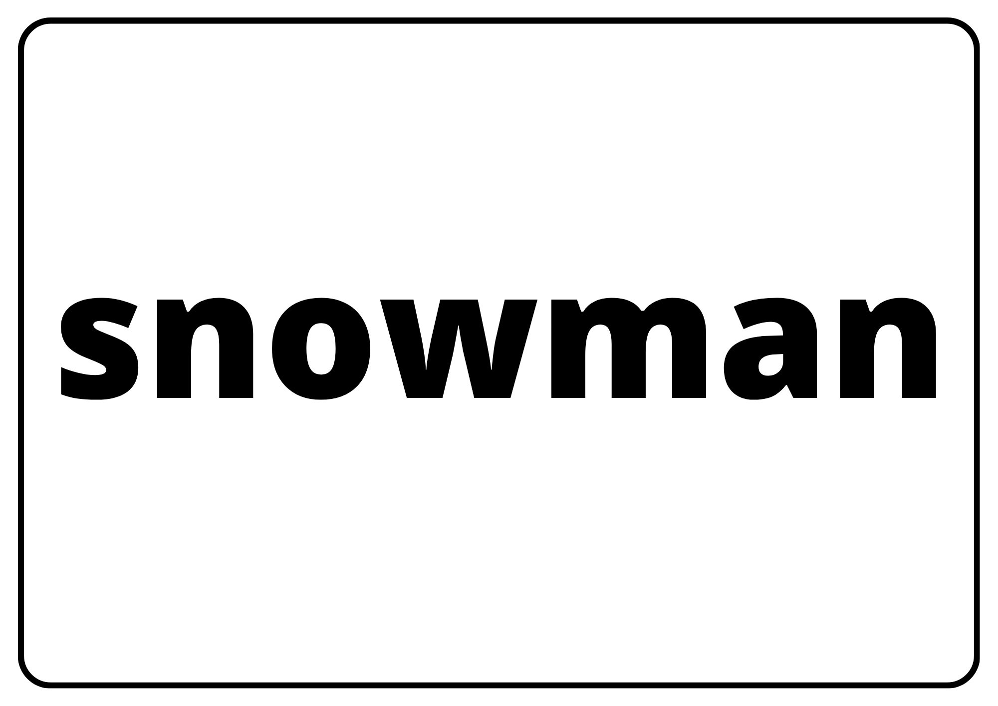 Winter Flashcards with Words on the Back for Kindergarten and English ...