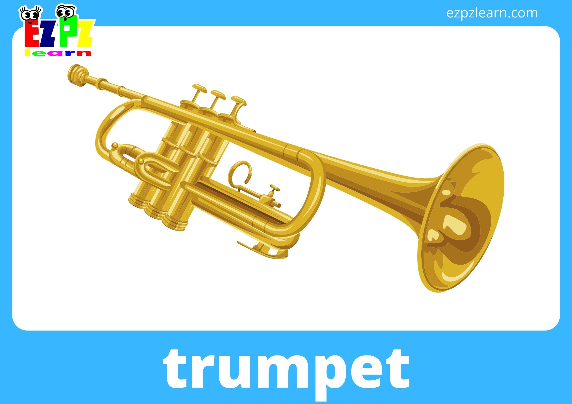 Musical Instruments With Words ONLINE - Ezpzlearn.com