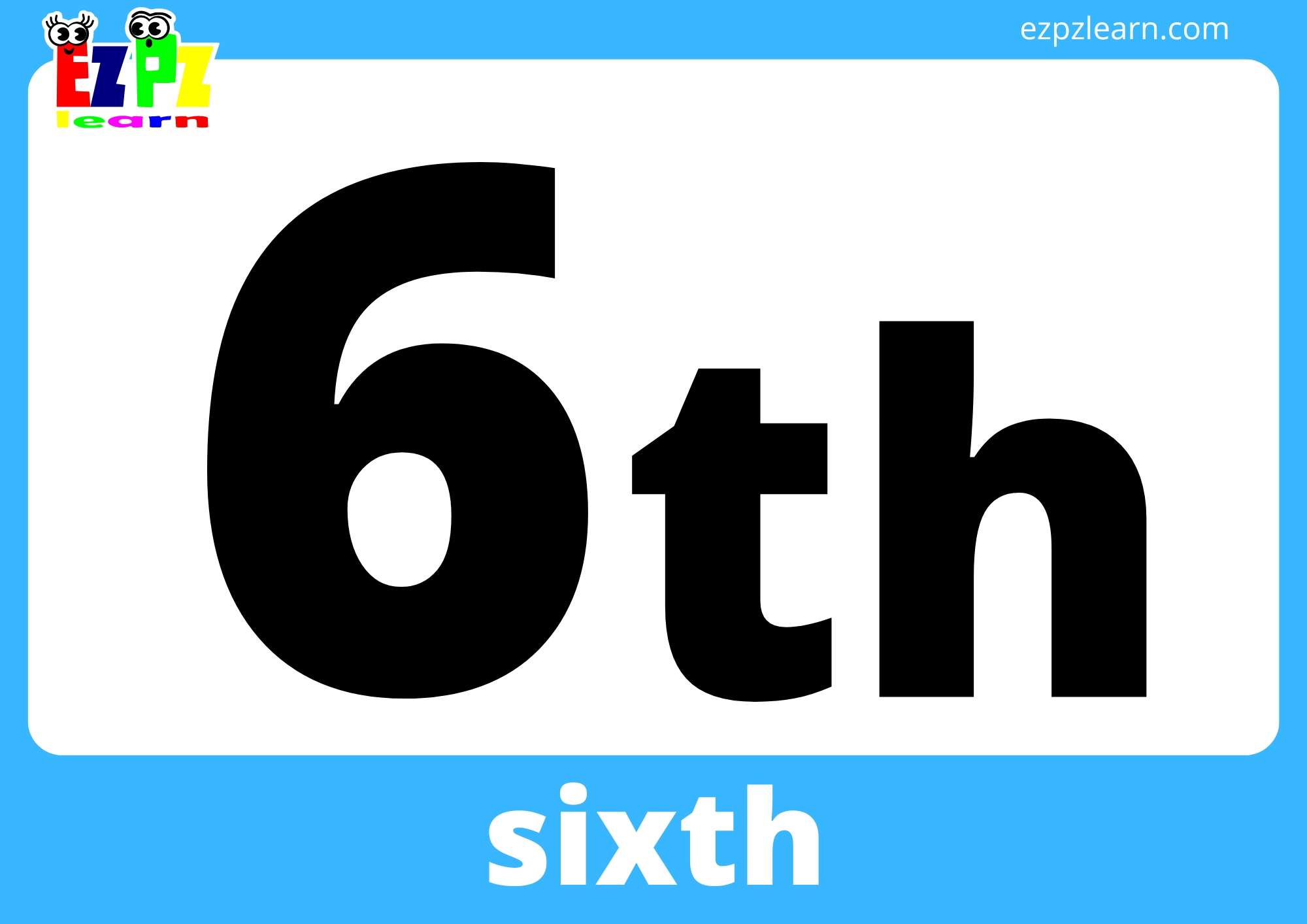 Ordinal Numbers Flashcards - Ezpzlearn.com