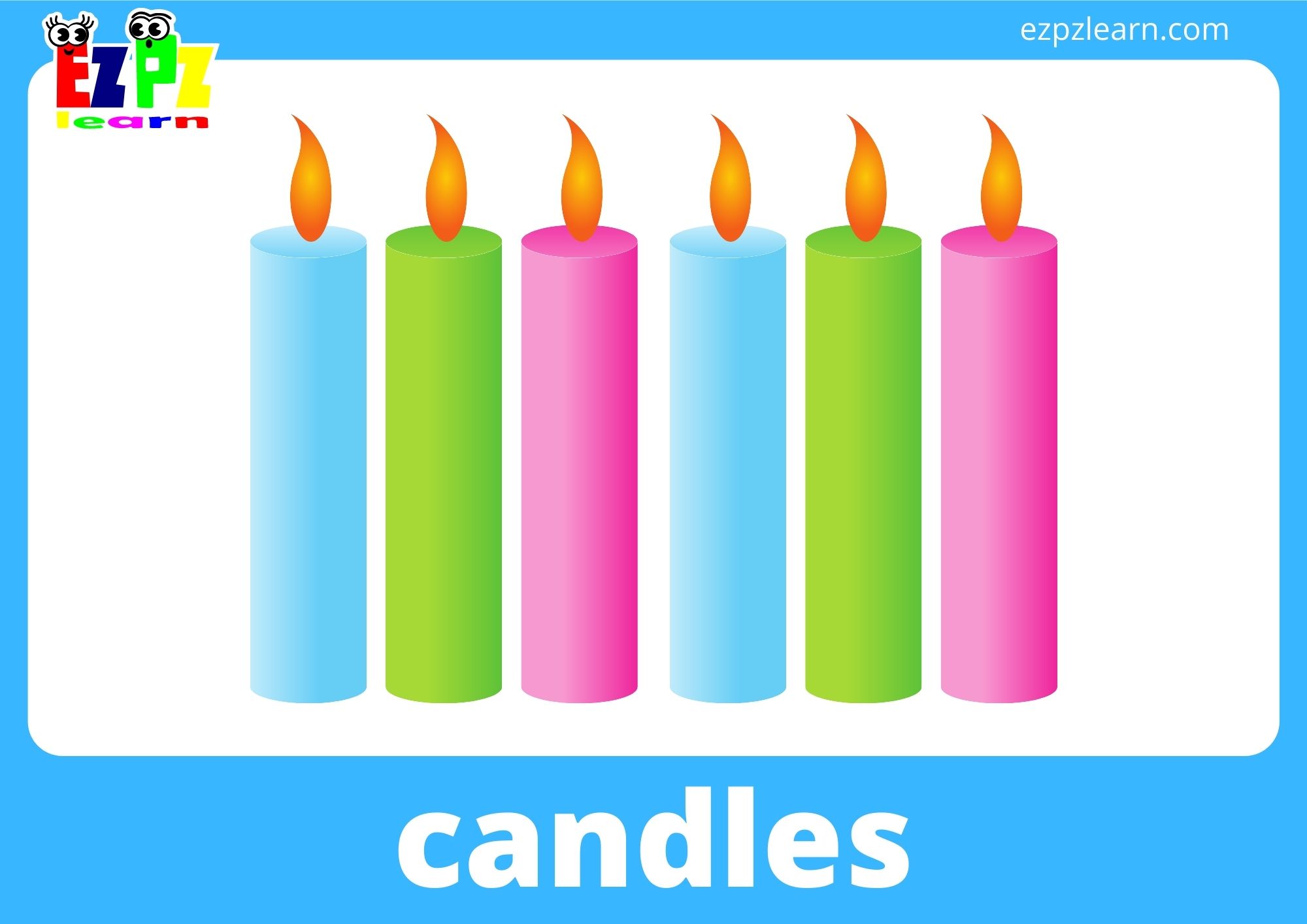 Party Flashcards With Words ONLINE - Ezpzlearn.com