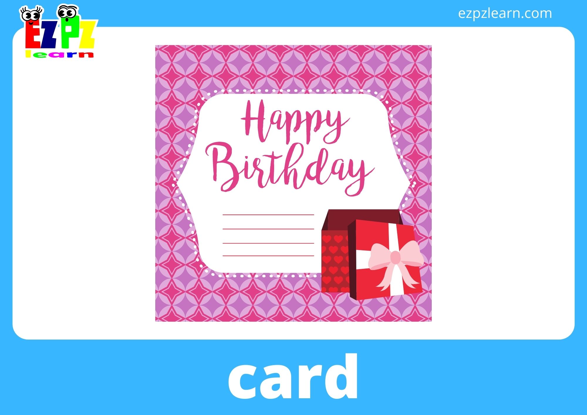 Party Flashcards With Words View Online or Free PDF Download ...