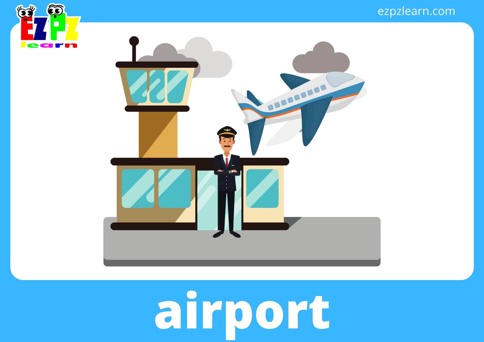 Places in the City Flashcards With Words View Online or Free PDF ...