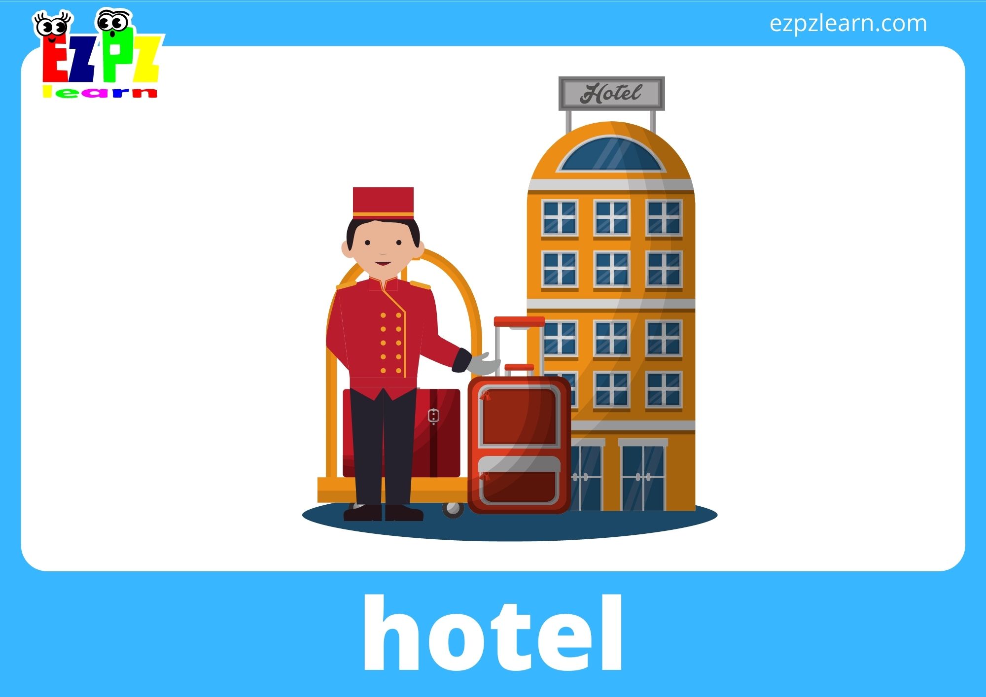 Places in the City Flashcards With Words View Online or Free PDF ...