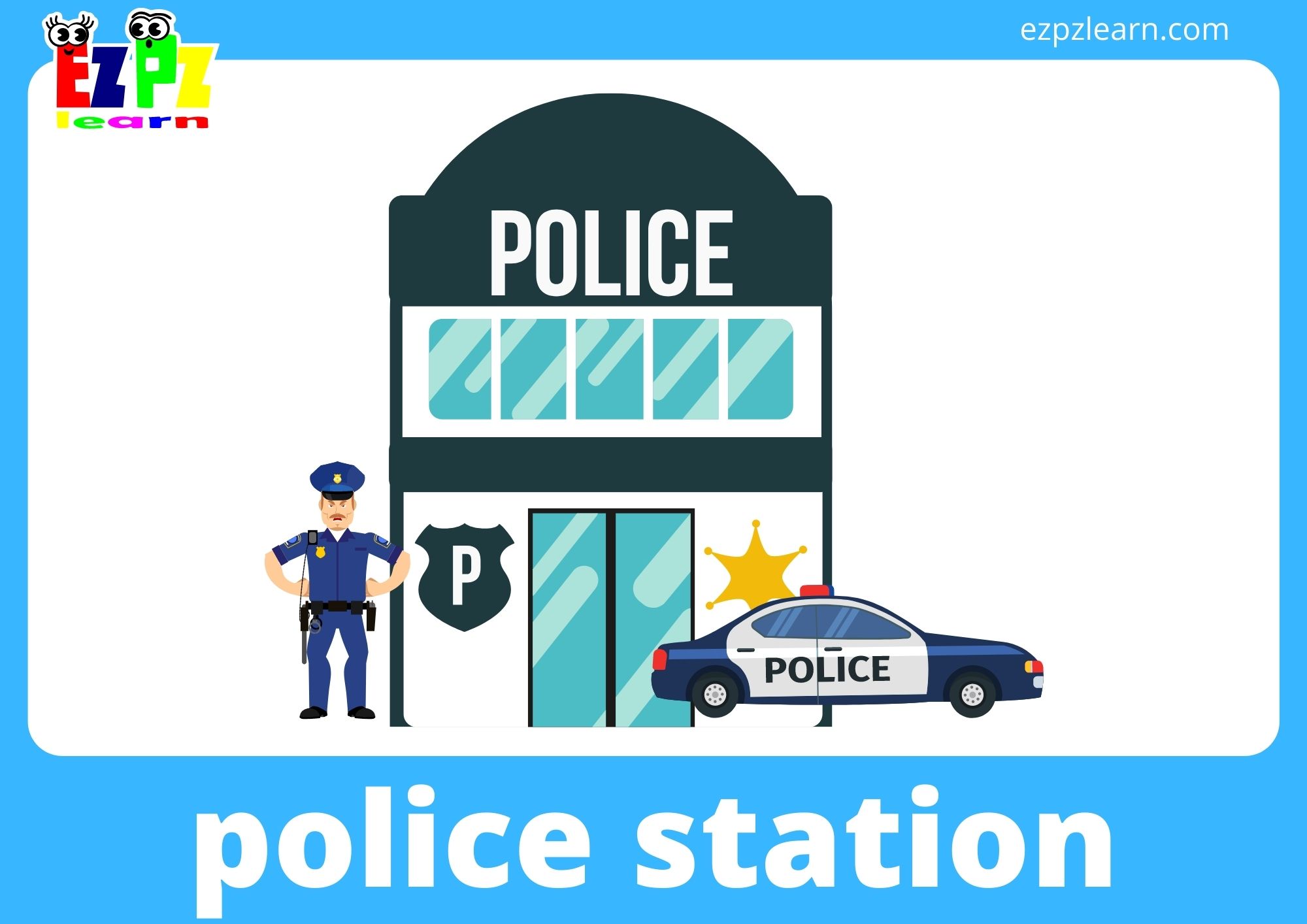 Places in the City Flashcards With Words View Online or Free PDF ...