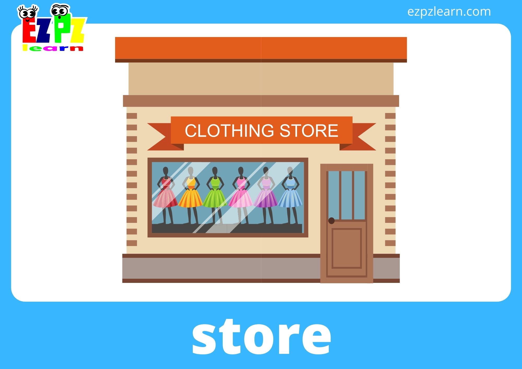 Places in the City Flashcards With Words View Online or Free PDF ...