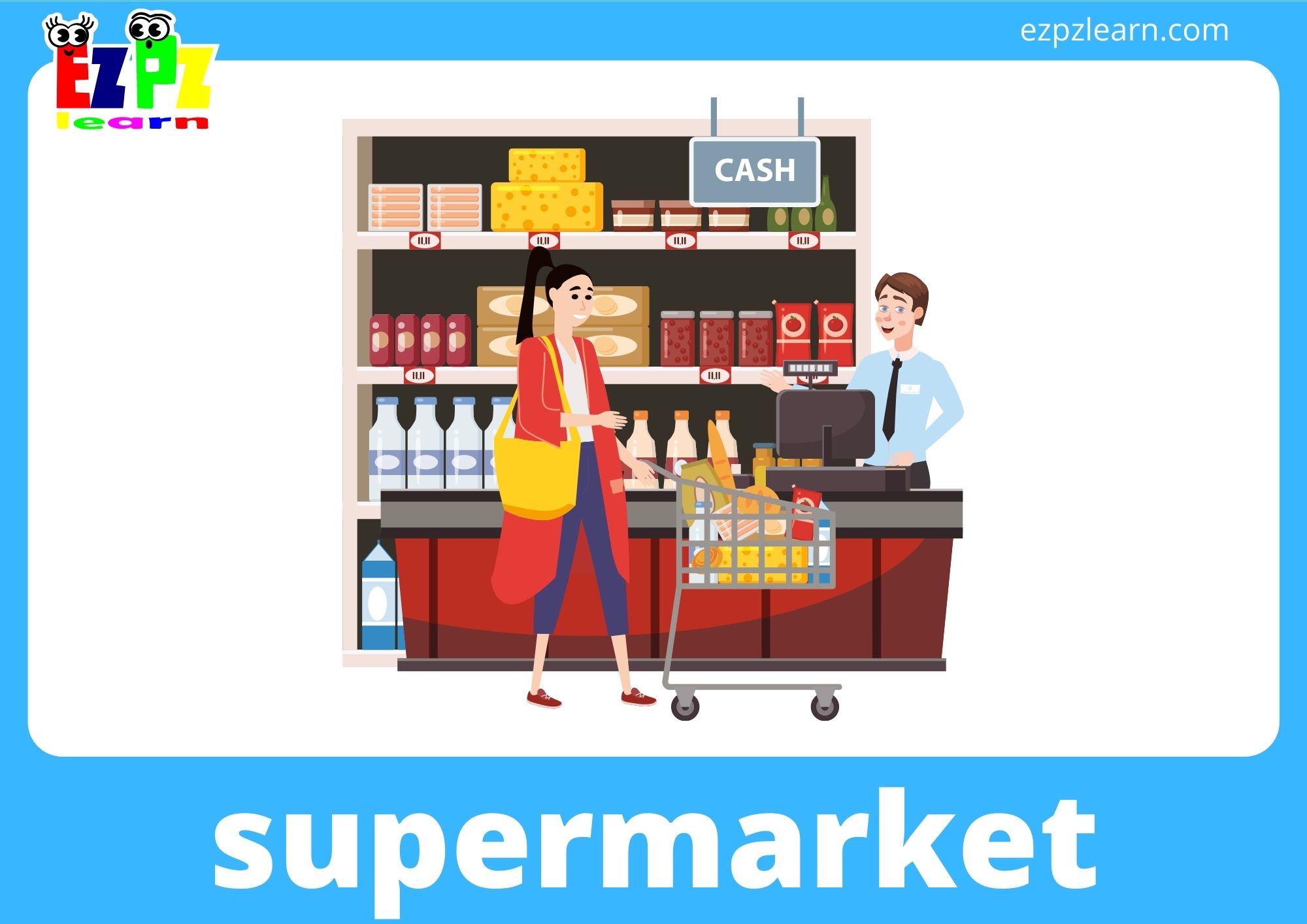 Places in the City Flashcards With Words View Online or Free PDF ...