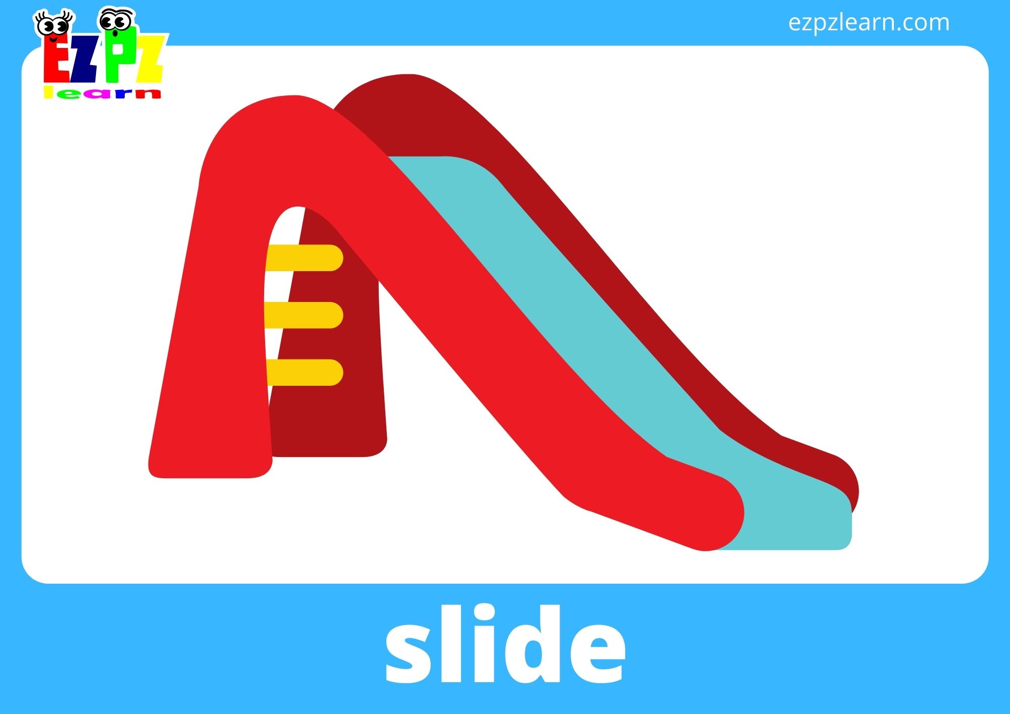 Playground Flashcards With Word ONLINE - Ezpzlearn.com