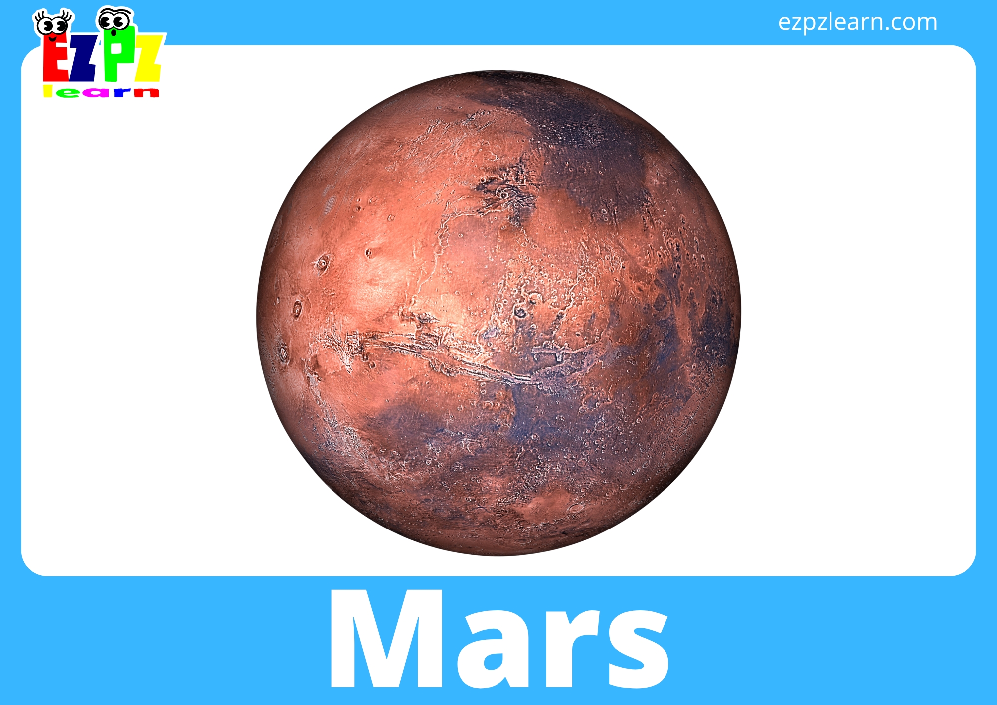 Solar System Flashcards - Ezpzlearn.com