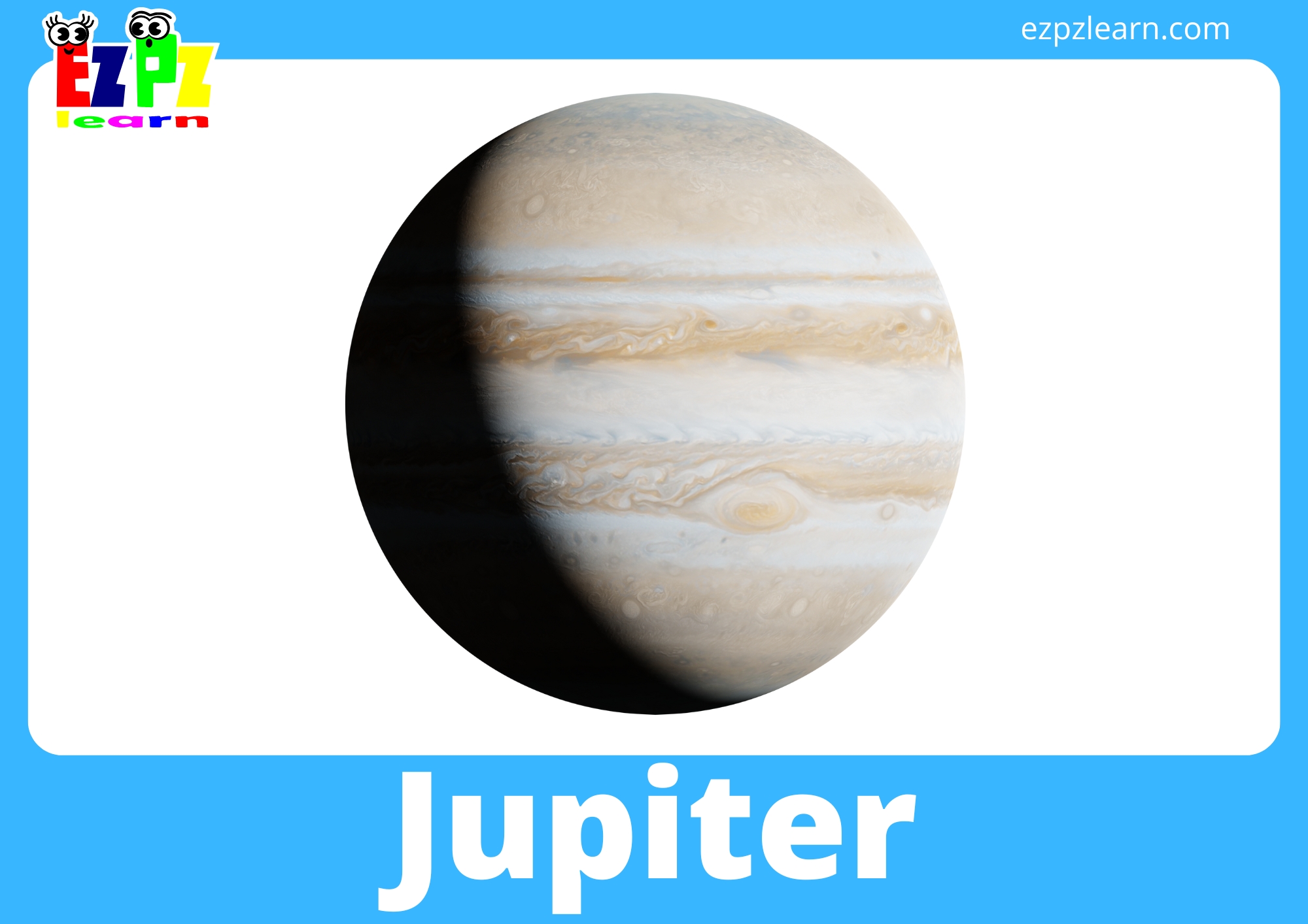 Solar System Flashcards - Ezpzlearn.com