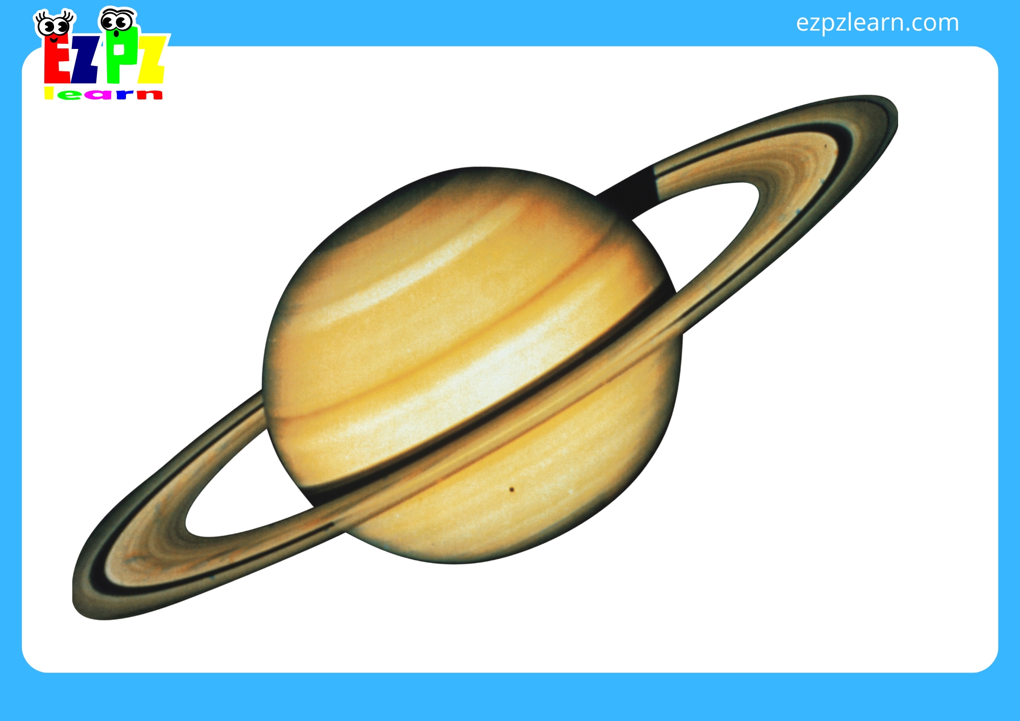 Solar System Flashcards No Words - Ezpzlearn.com