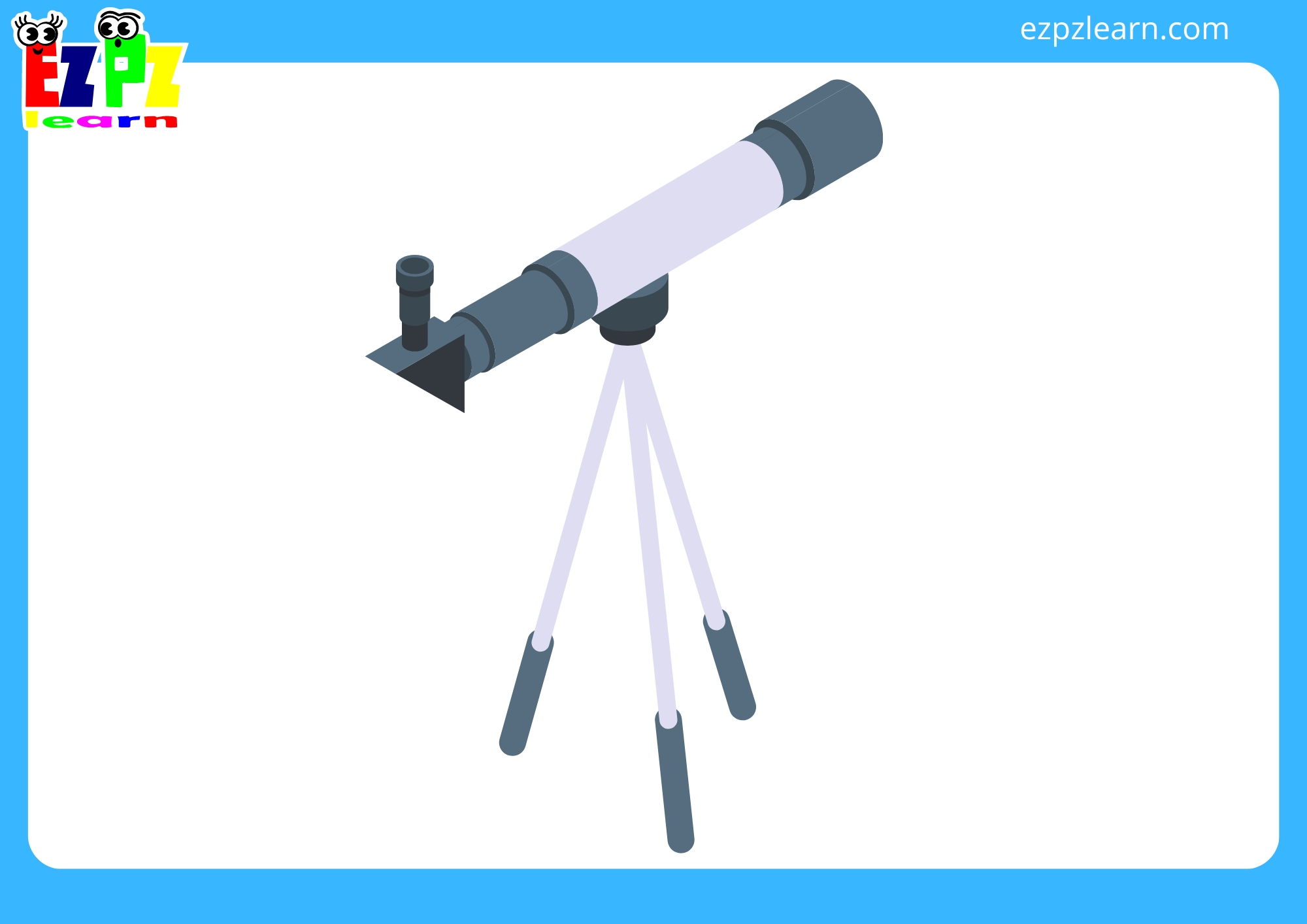 Space Flashcards No Words For Kids and ESL Students - Ezpzlearn.com