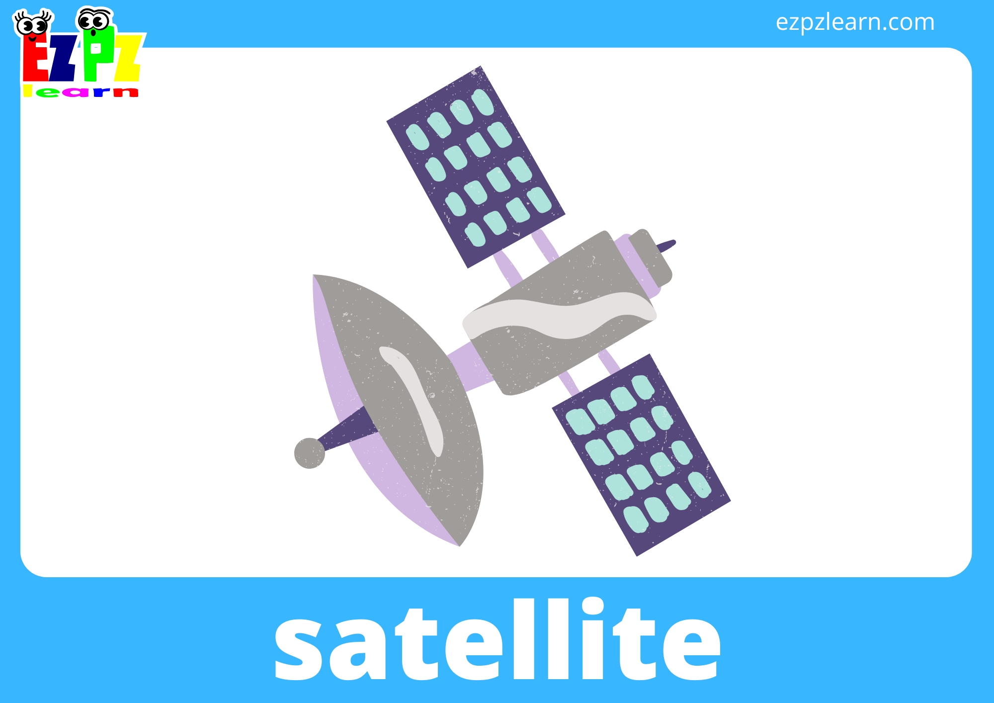 Space Flashcards For Kids and ESL Students - Ezpzlearn.com