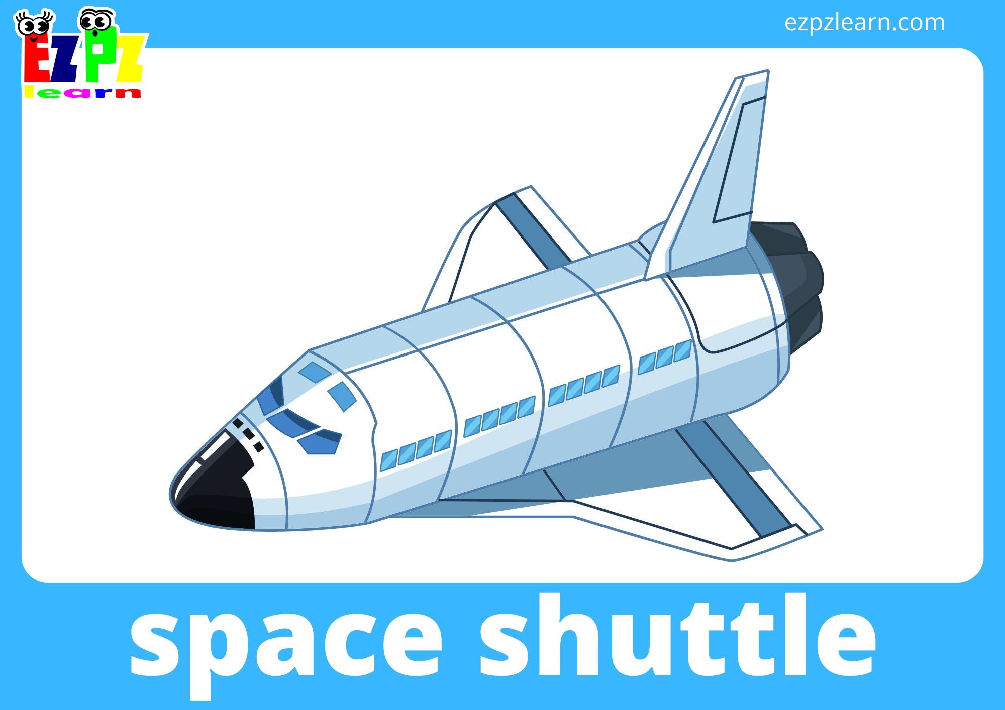 Space Flashcards For Kids and ESL Students - Ezpzlearn.com