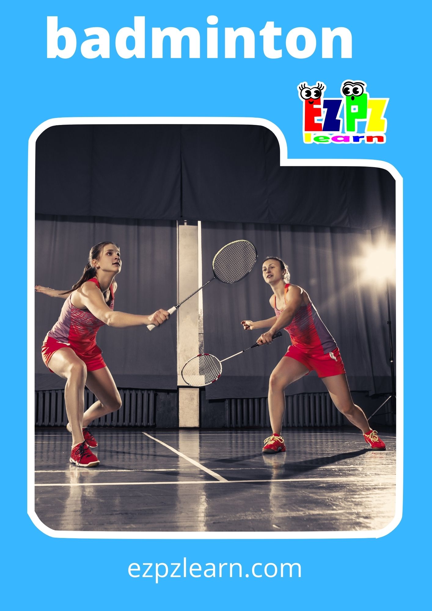 Sports Photo Flashcards - Ezpzlearn.com