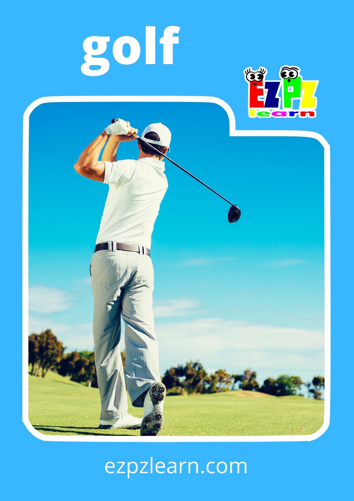 Sports Photo Flashcards - Ezpzlearn.com