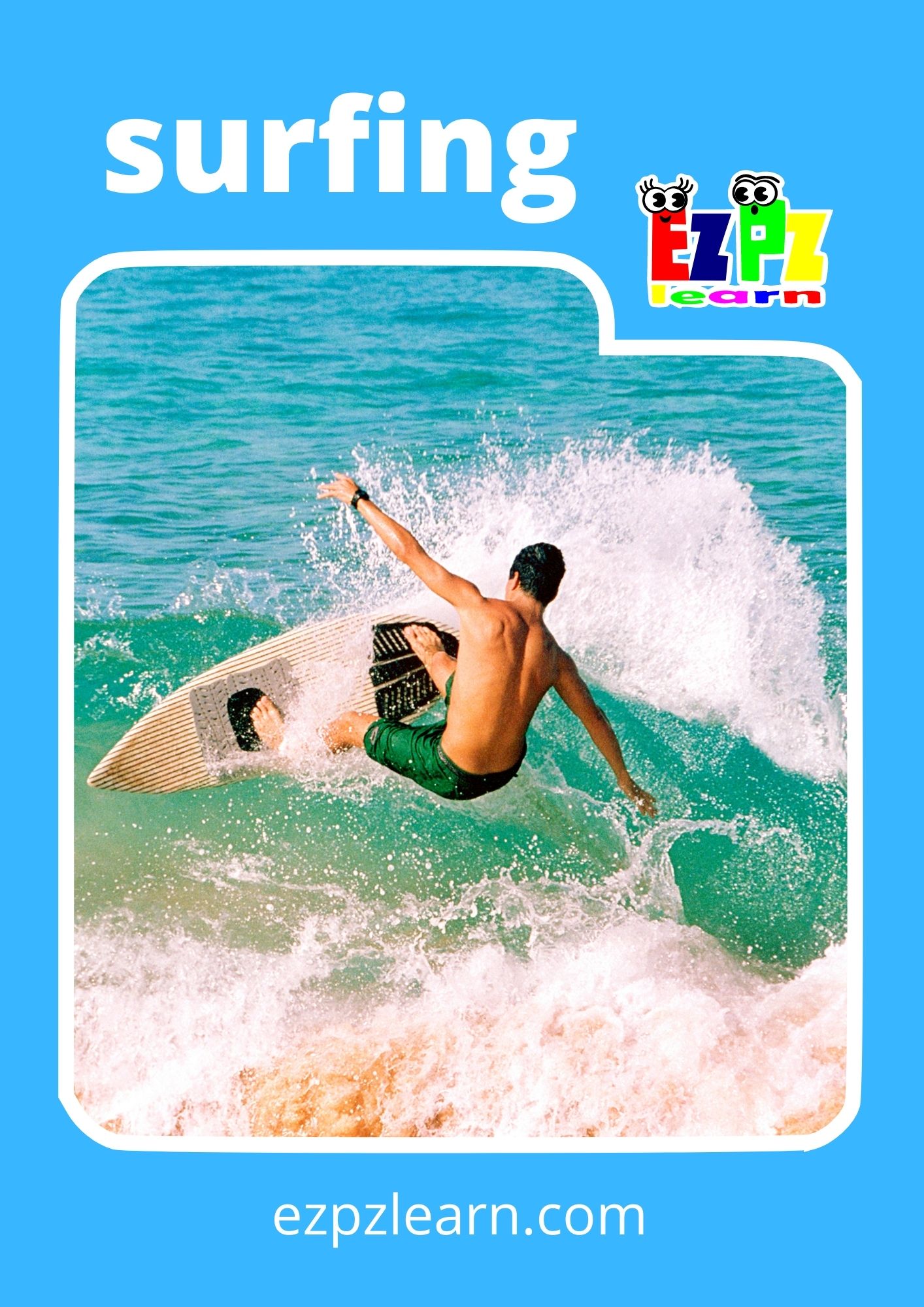 Sports Photo Flashcards - Ezpzlearn.com