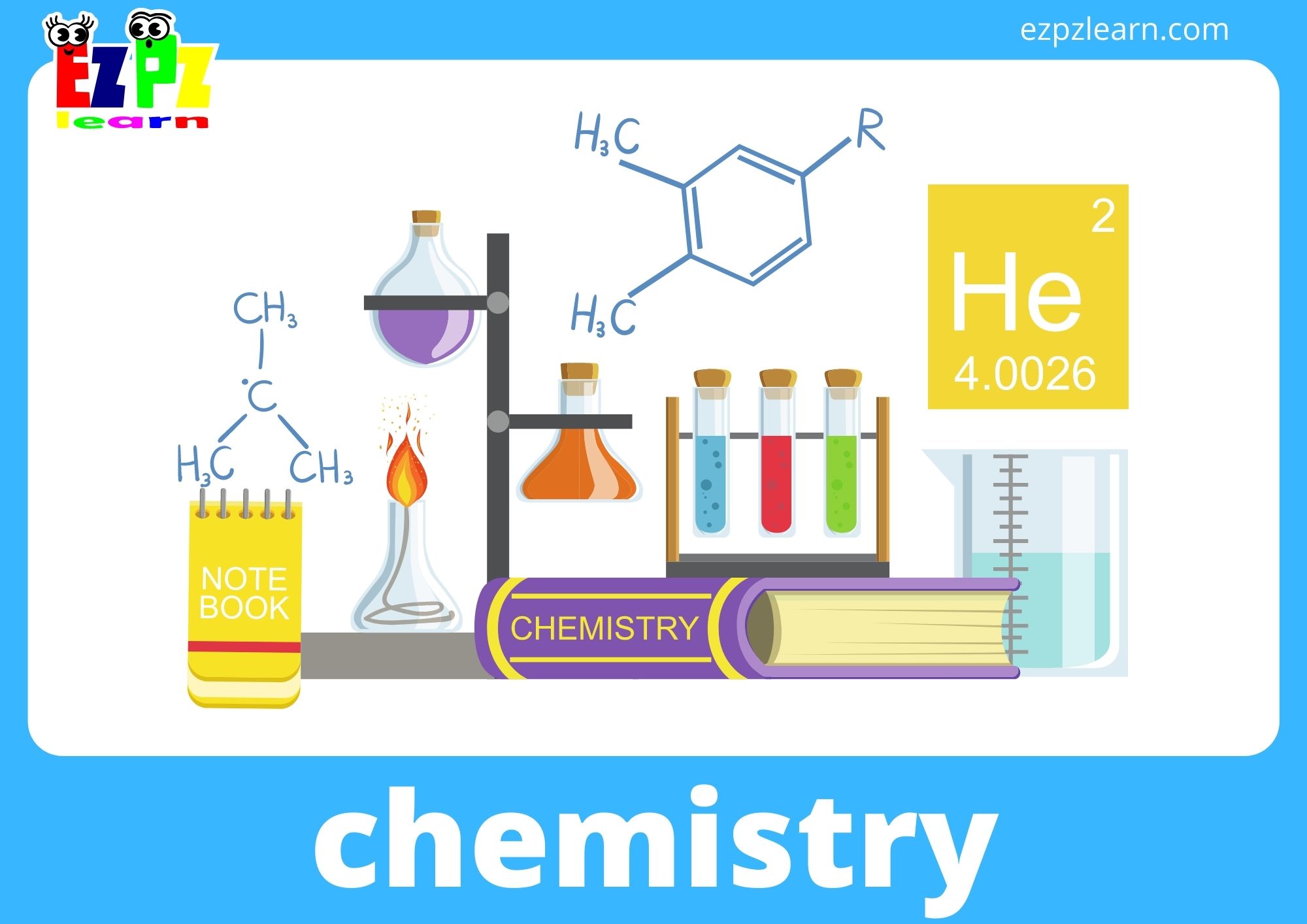 School Subjects Flashcards With Words ONLINE - Ezpzlearn.com