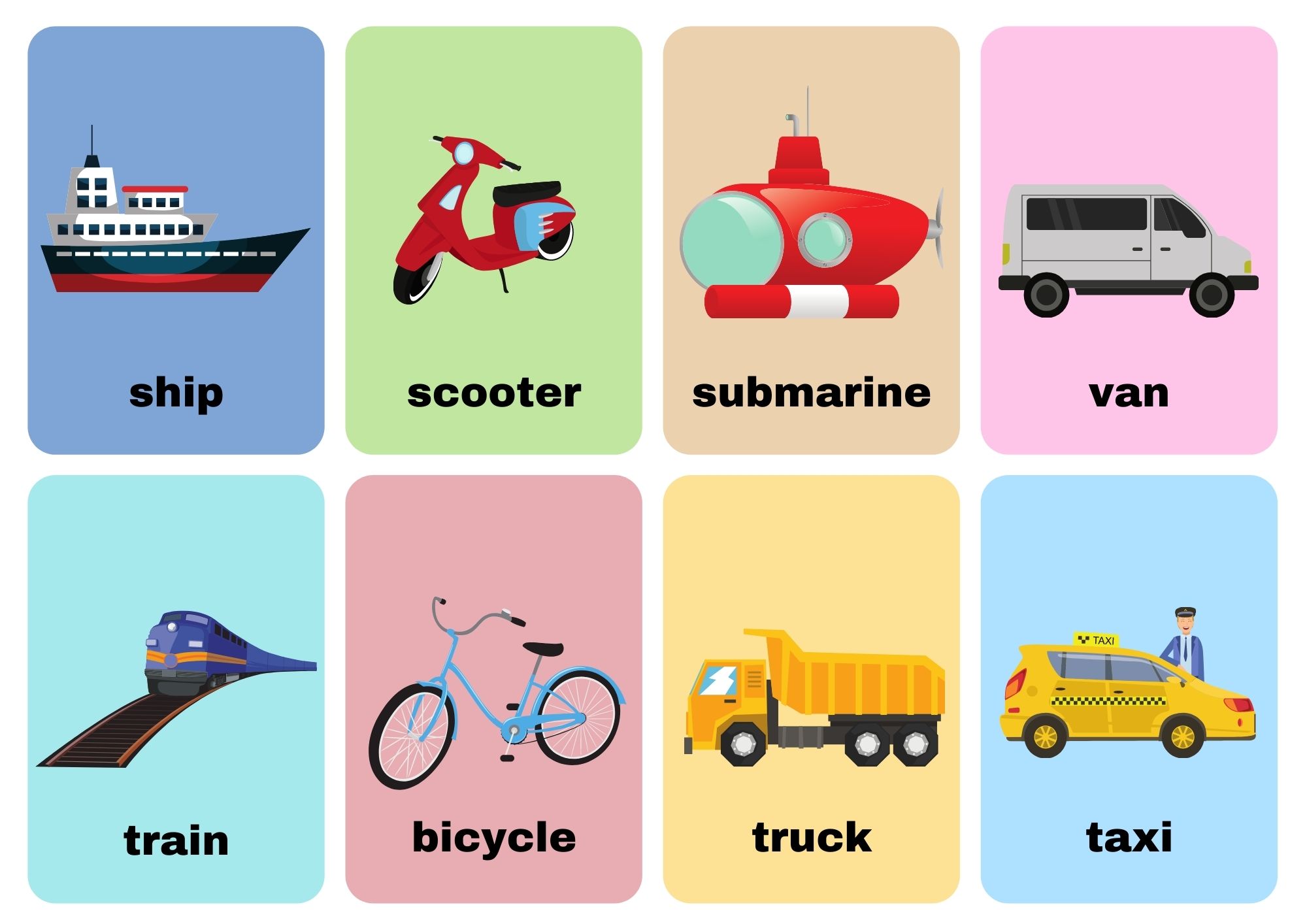 Transportation - Ezpzlearn.com