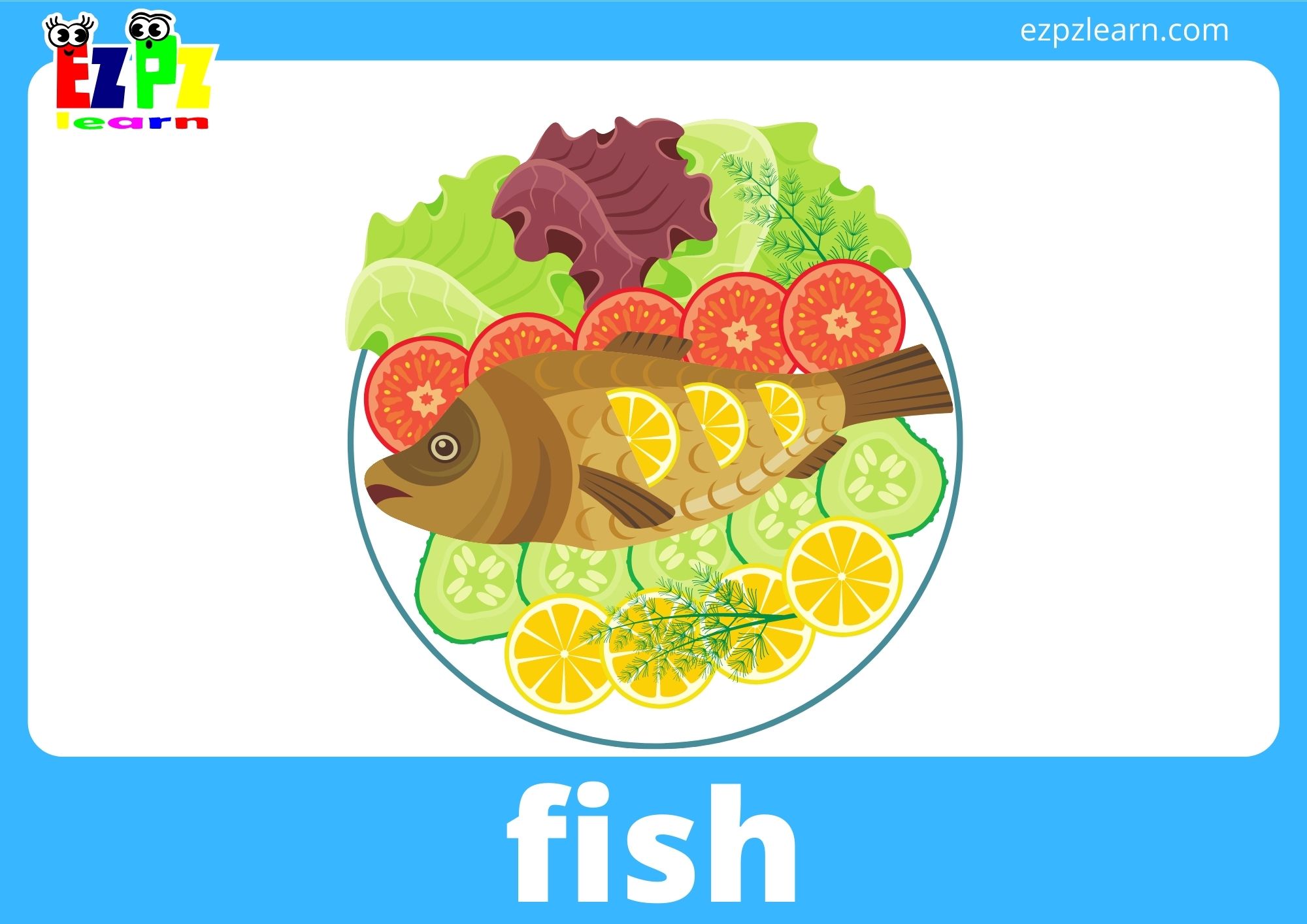 Food Flashcards with words use online or download free PDF file 17 ...