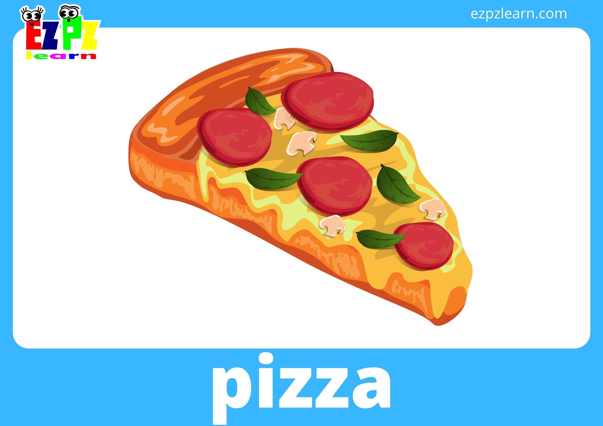 Food Flashcards with words use online or download free PDF file 17 ...