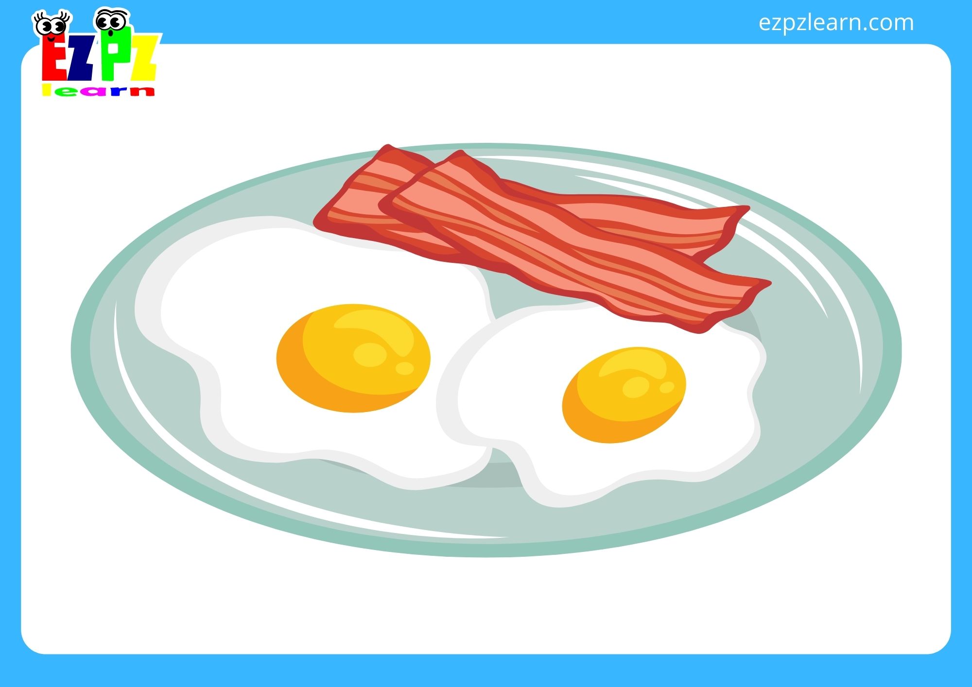 Breakfast Food - Ezpzlearn.com