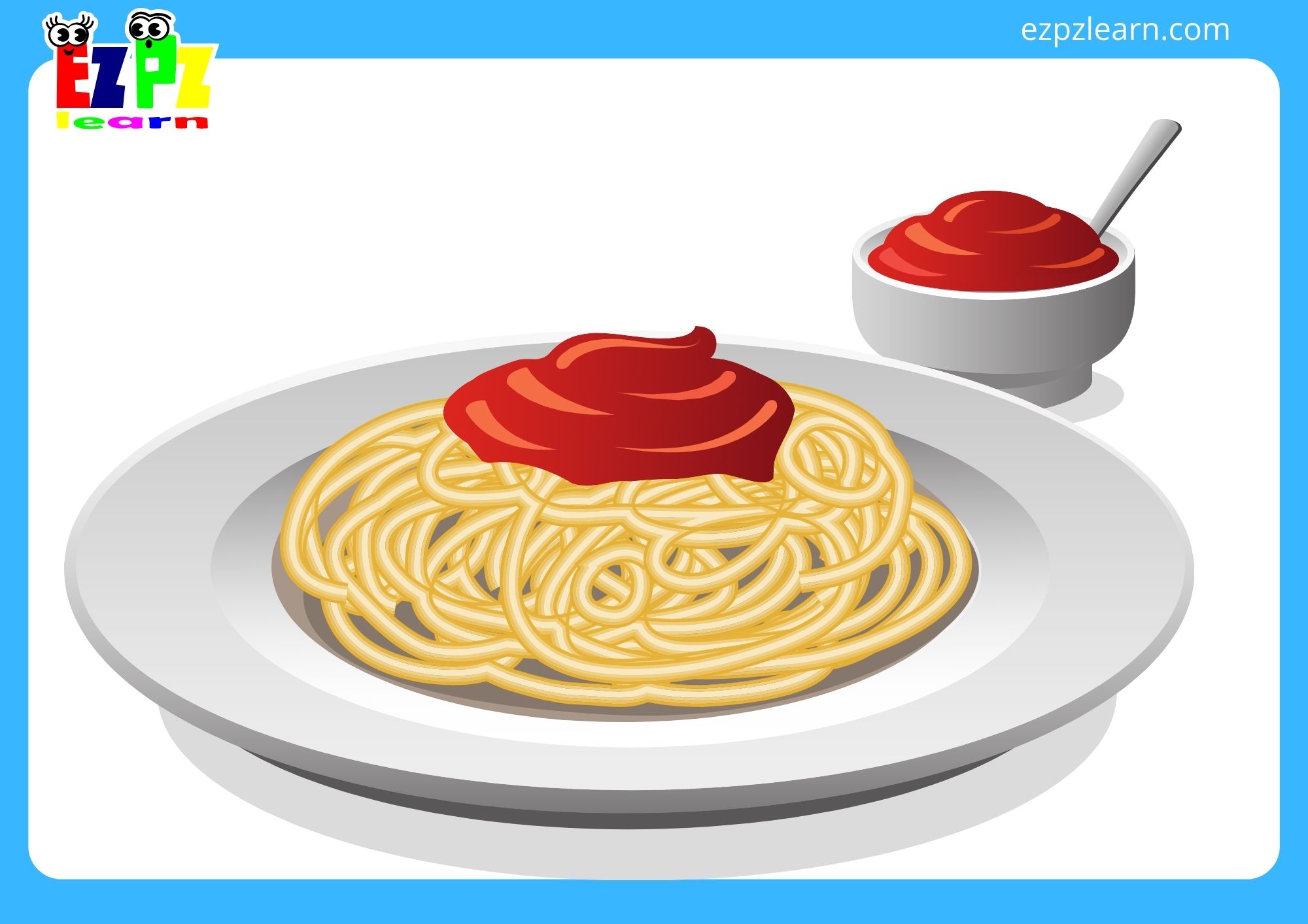 Food Flashcards No Words ONLINE - Ezpzlearn.com