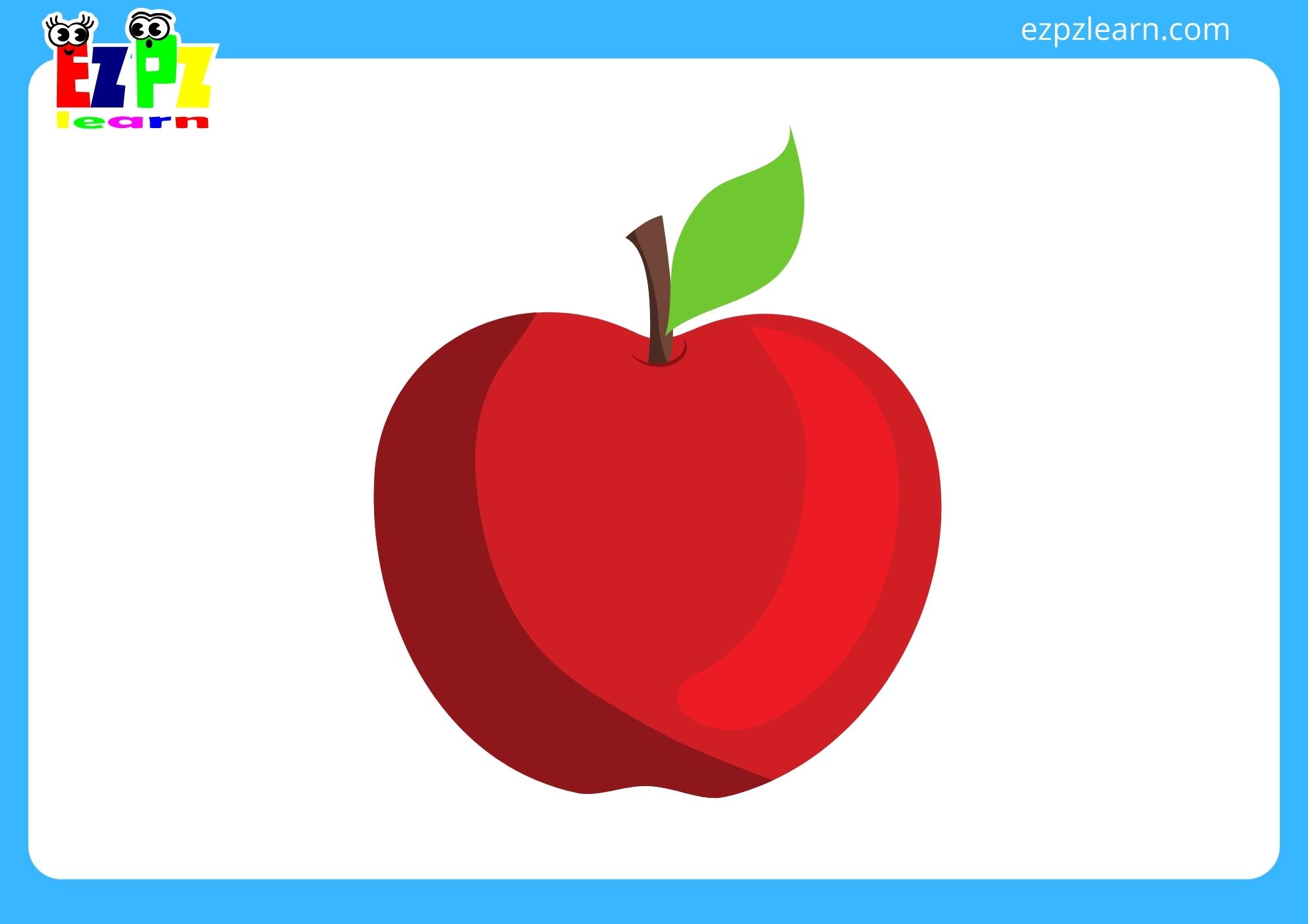 Fruit Flashcards No Words use online or PDF download - Ezpzlearn.com